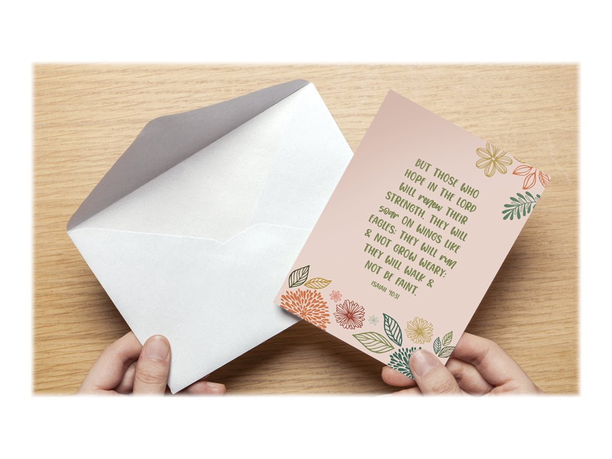 Better Office Products 50-Pack, 4x6 Inch, Religious Greeting Cards with ...