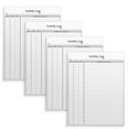 Better Office Products Activity Log Notepad, 8.5" x 11", Planning Note ...