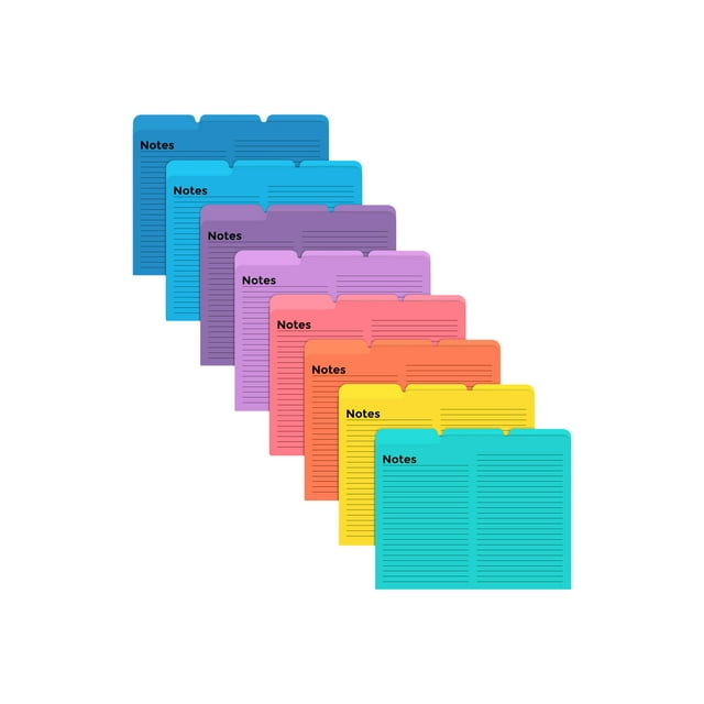 Better Office Products - File folder - for Letter - tabbed - assorted ...