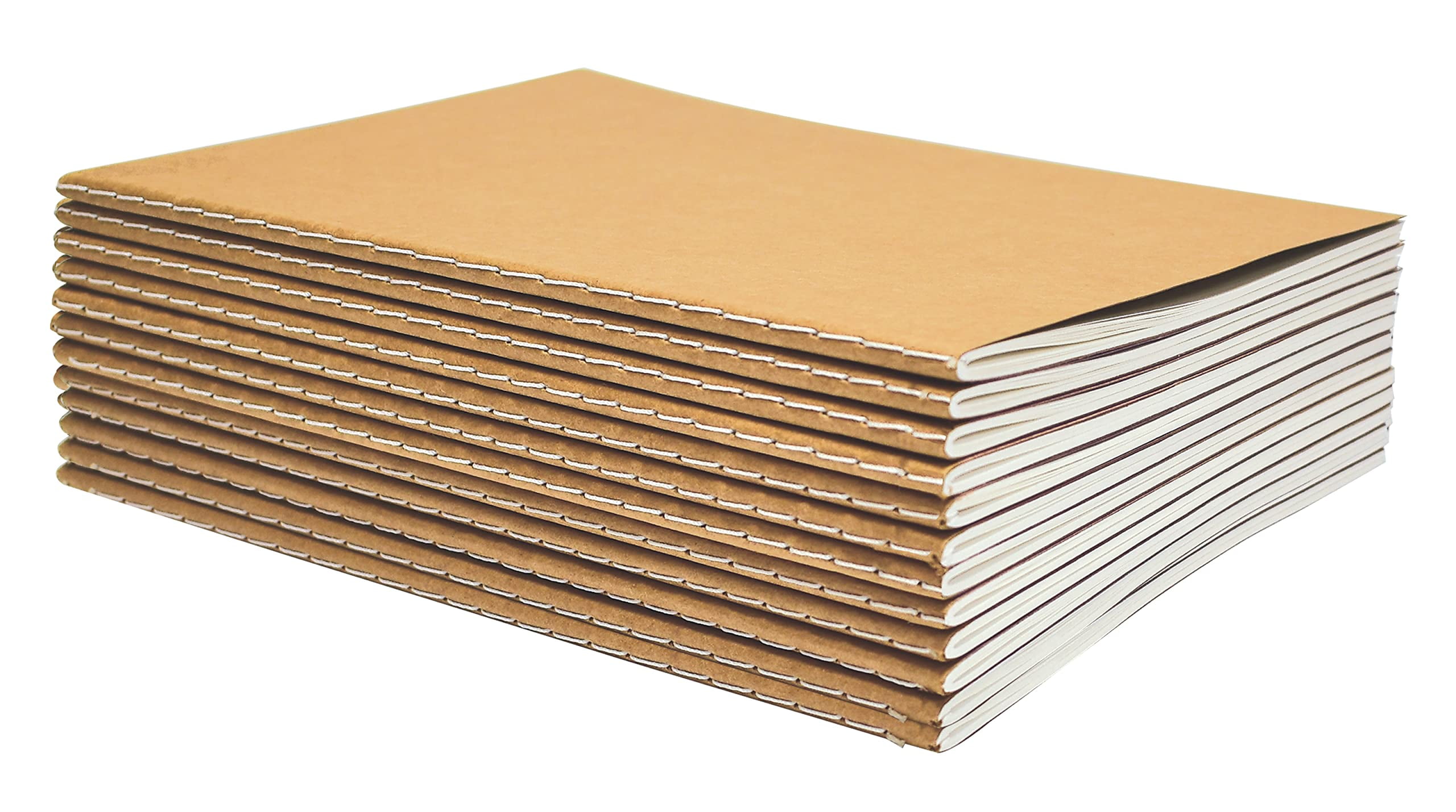 Better Office Products Kraft Notebooks Lined Paper, Bulk Pack 8.3 in x ...