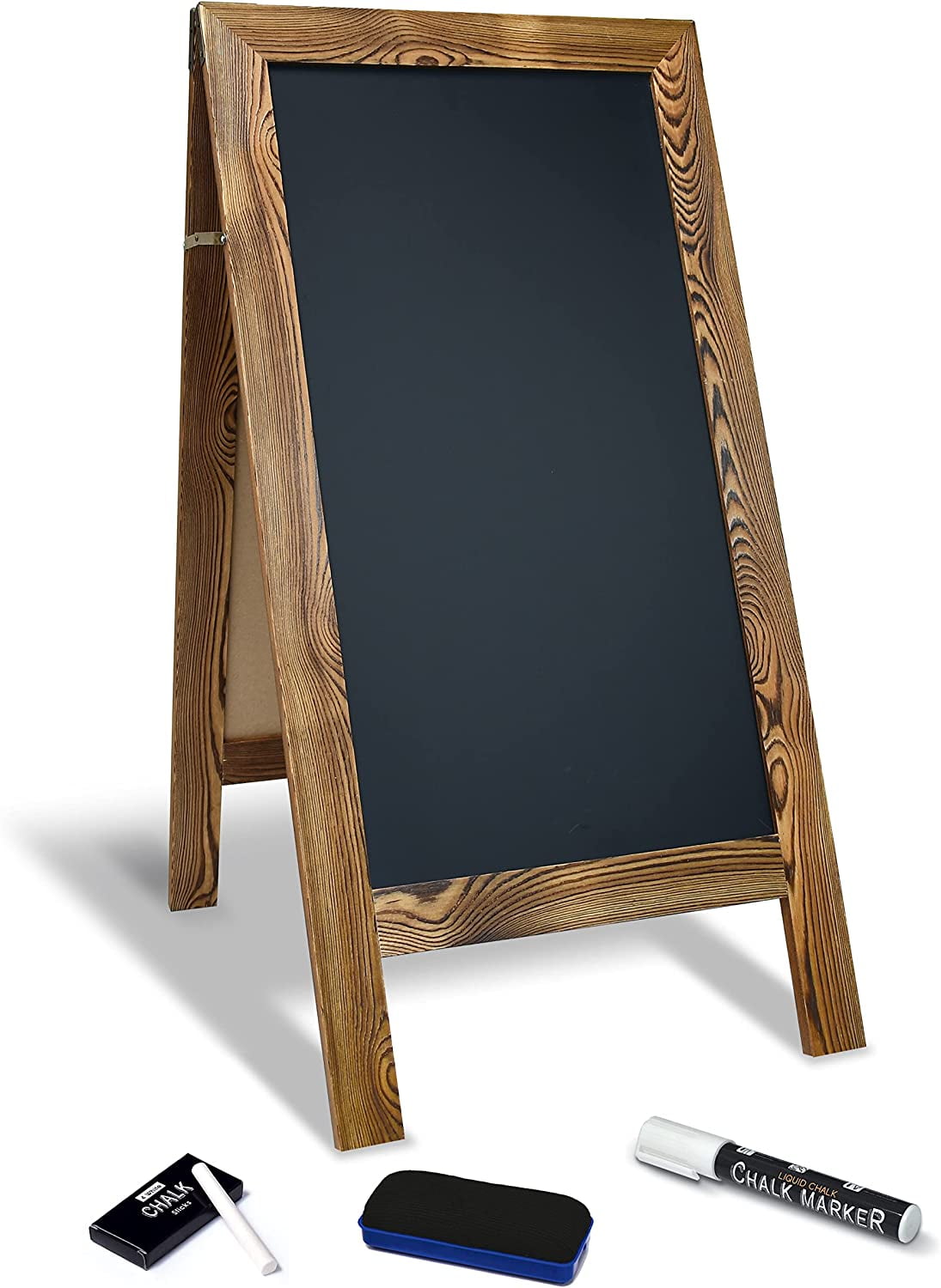 Better Office Products Magnetic A-Frame Chalkboard Sign, Extra Large 20 ...
