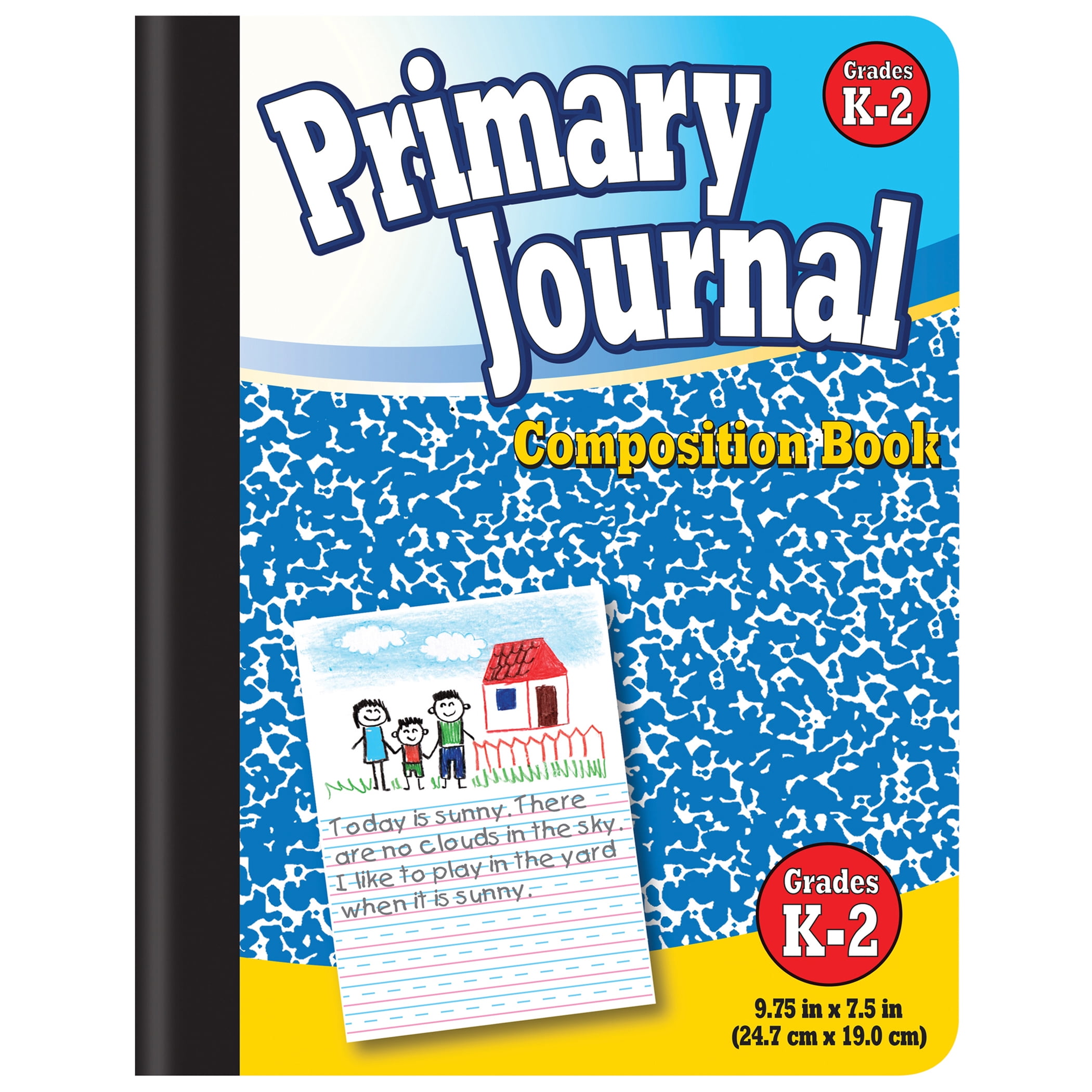 Durable Hardcover Primary Journal, K-2, 100 Sheets, 9.75"x7.5", Blue, Set of 6 - Walmart.com