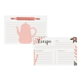 Better Office Products - Recipe card - 6 in x 4 in - 60 sheets - ruled ...