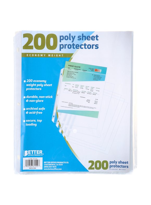 Sheet Protectors in Binders & Accessories - Walmart.com
