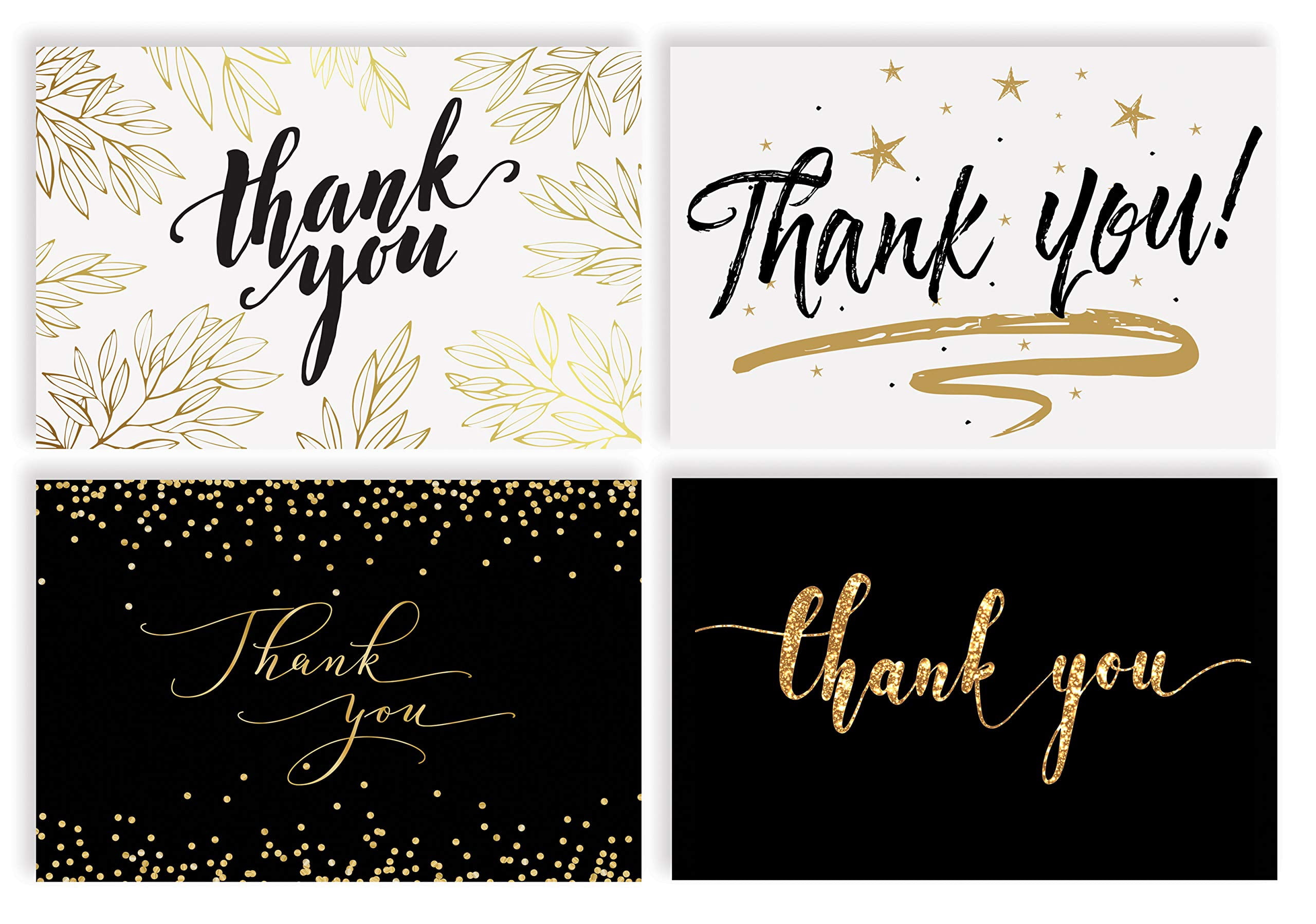 Better Office Products Thank You Cards with Envelopes (100 Pack), 4 x 6 ...