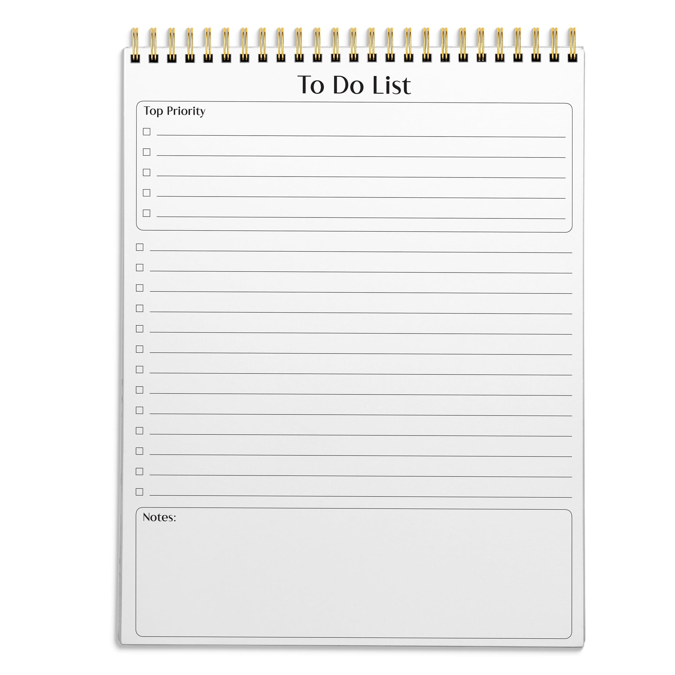 Better Office Products To Do List Notepad, 8.5" x 11", Planning Note ...