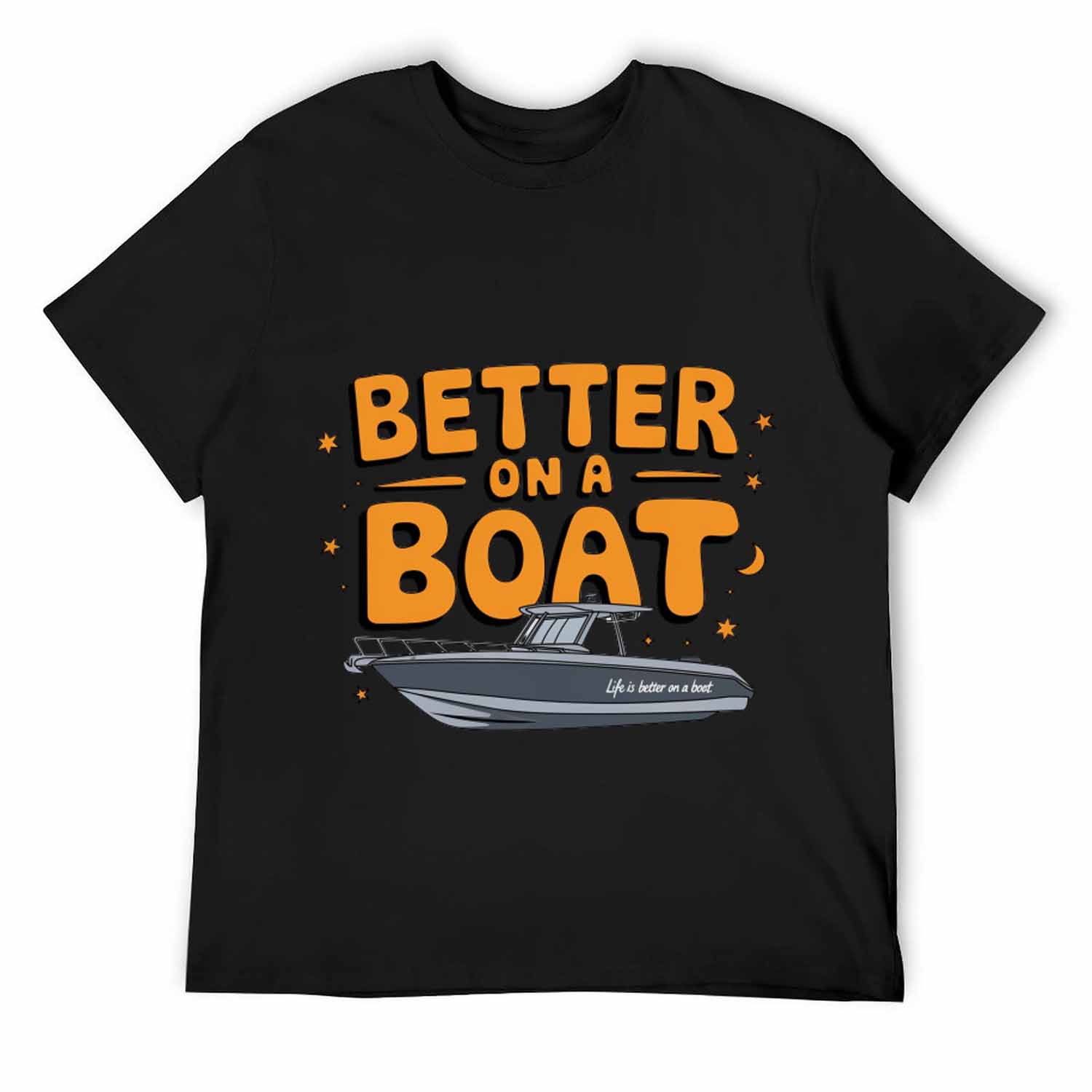 Better On A Boat Women Graphic Tshirt Diversity Heart Skin Tones Black ...
