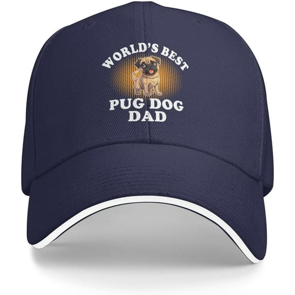 Better Papa Pug Ever Hats Sandwich Cap Adjustable Casquette Dad Hat ...