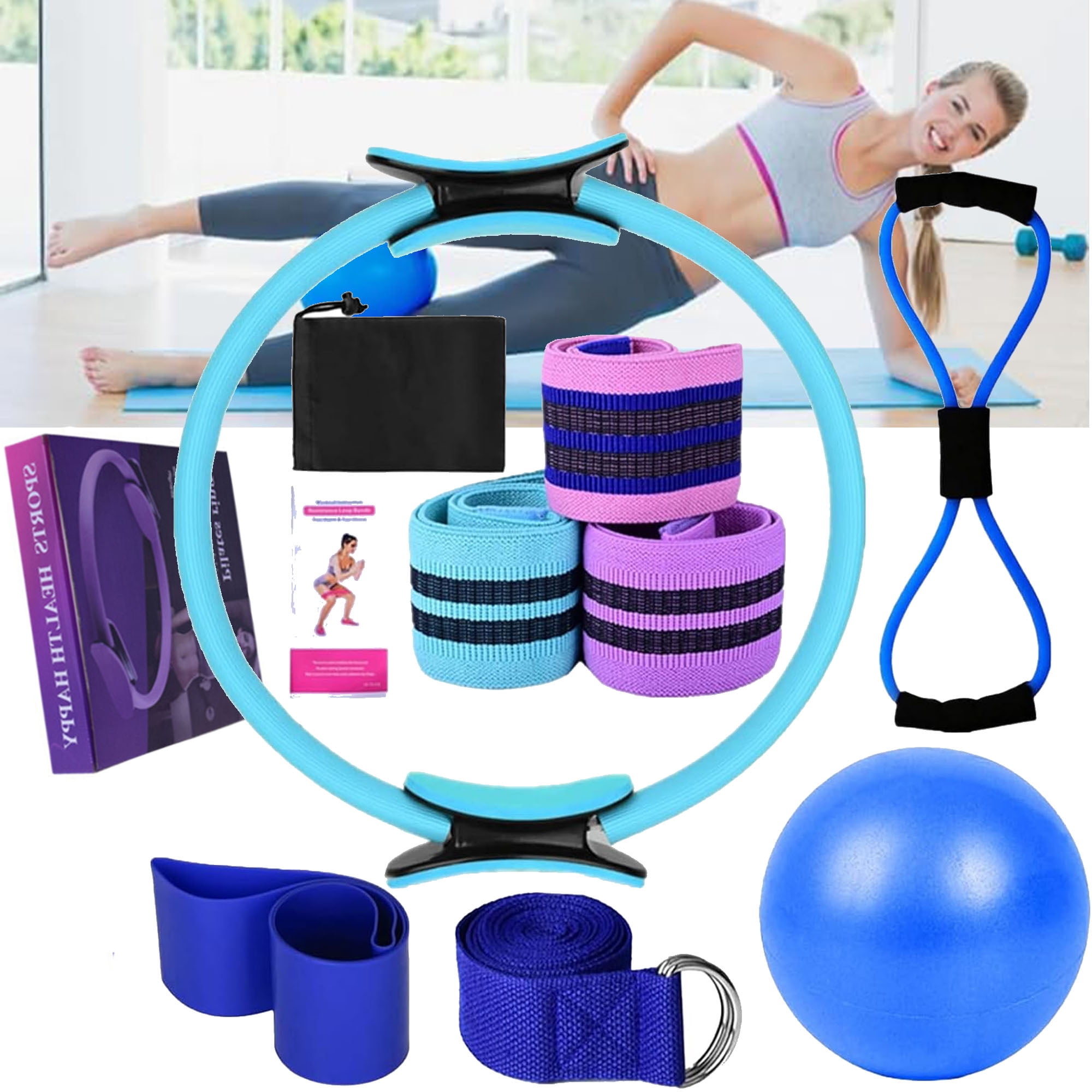 Better Me Pilates Kit, Pilates Essentials Kit for Women, Booty Bands ...
