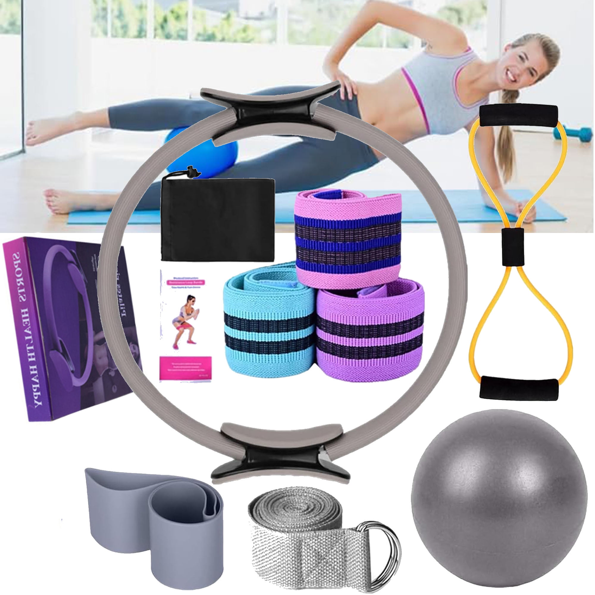 Better Me Pilates Kit, Pilates Essentials Kit for Women, Booty Bands ...