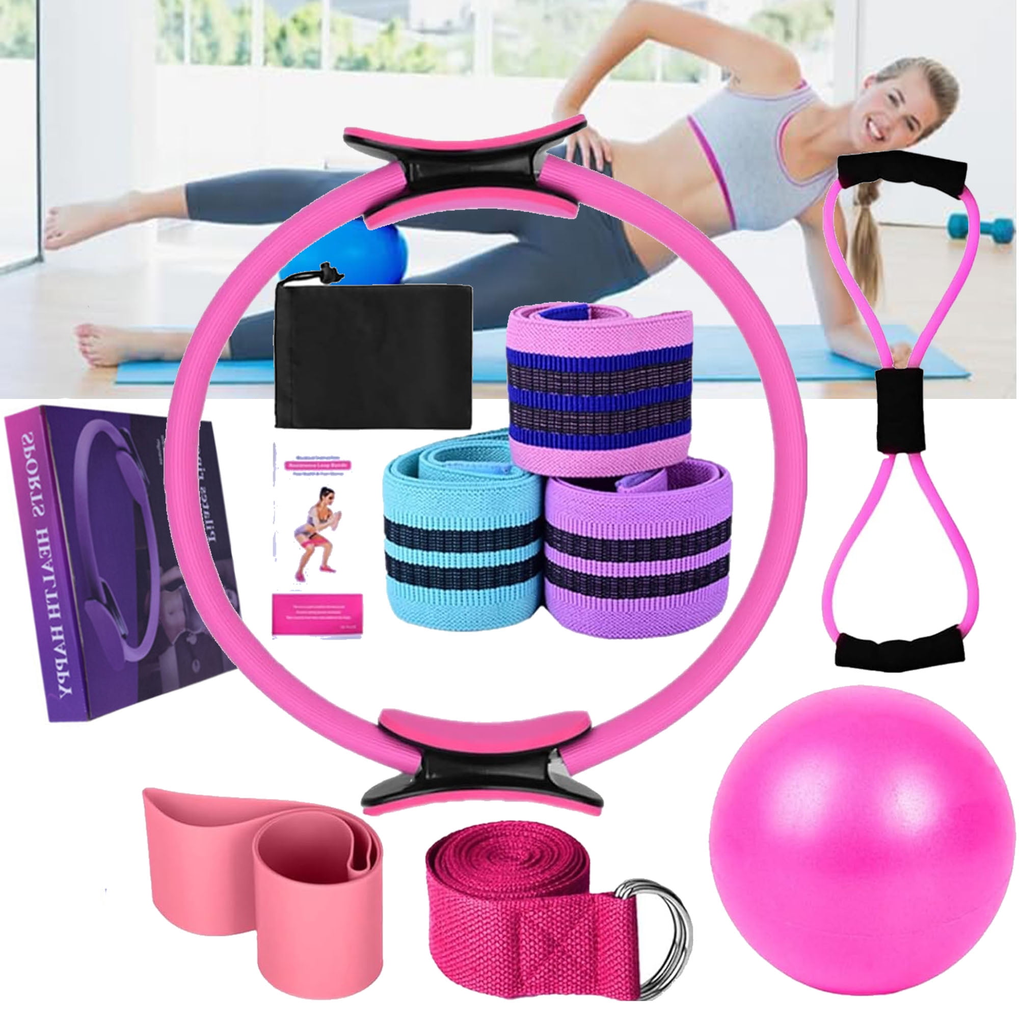 Better Me Pilates Kit, Pilates Essentials Kit for Women, Booty Bands ...