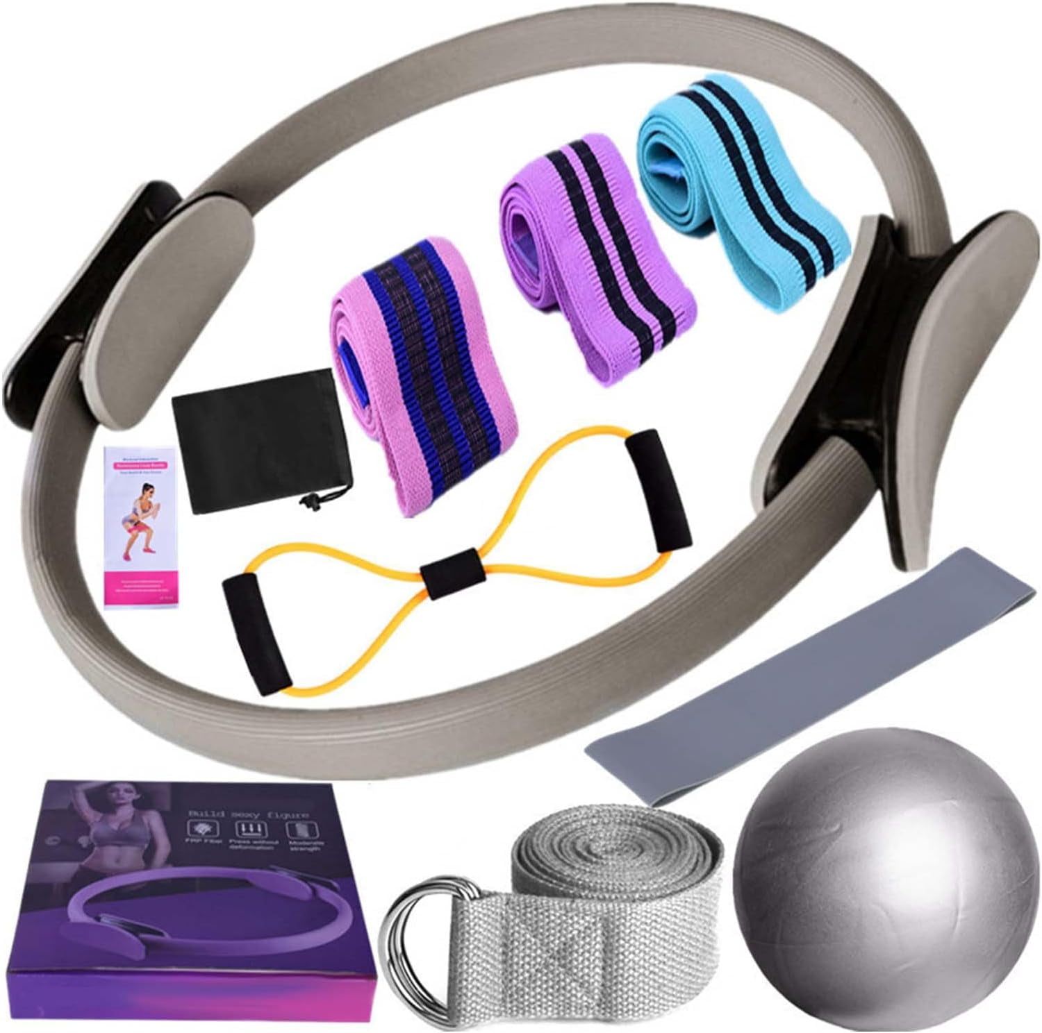 Better Me Pilates Kit, Pilates Essentials Kit for Women, Booty Bands ...