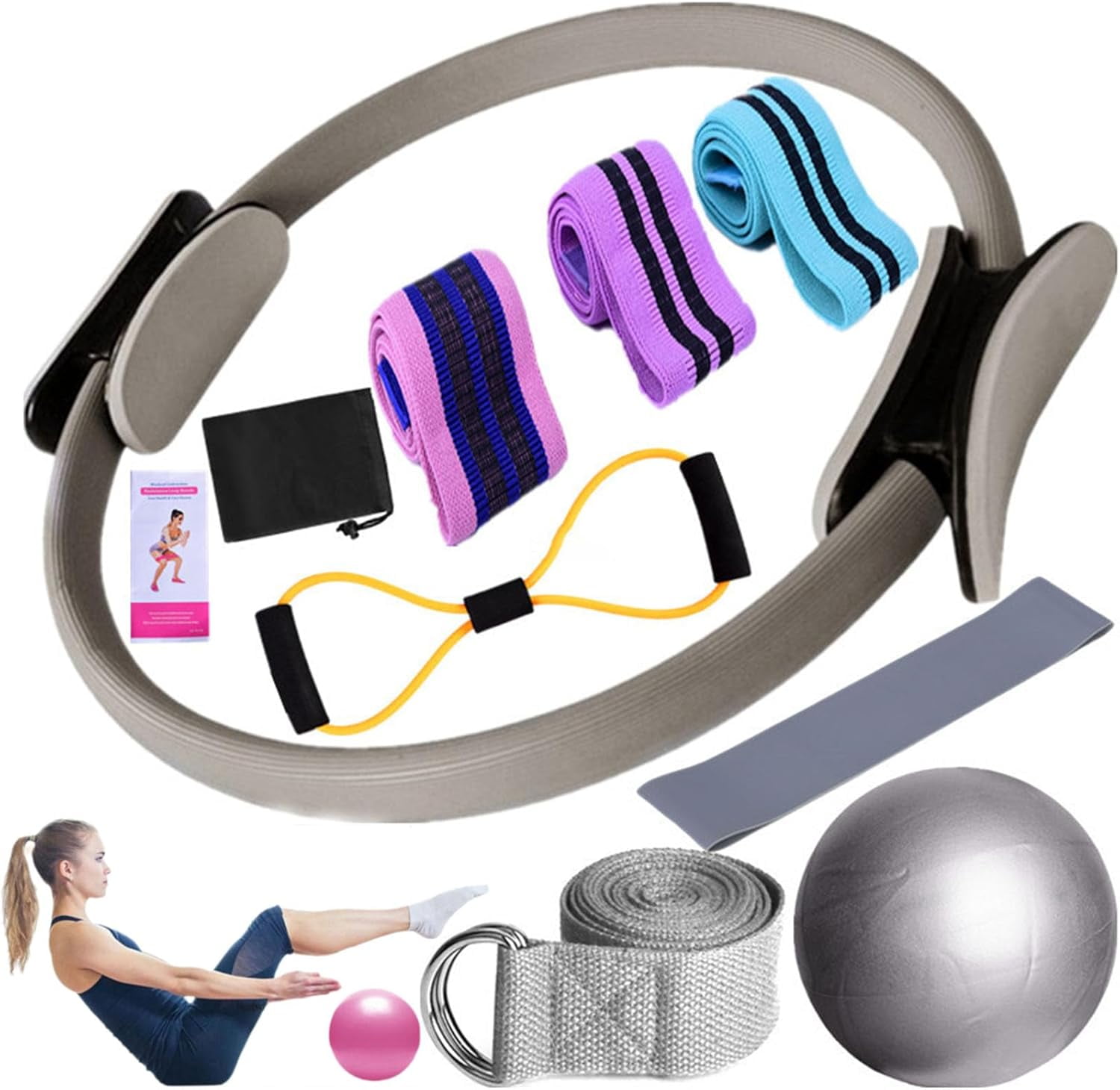 Better Me Pilates Kit, Pilates Essentials Kit for Women, Booty Bands ...