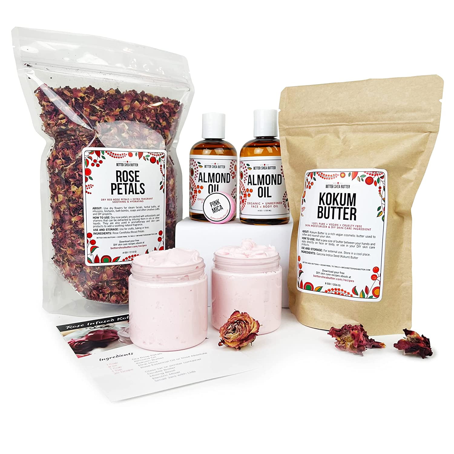 Better Shea Butter Body Butter Making Kit, Includes Kokum Butter ...