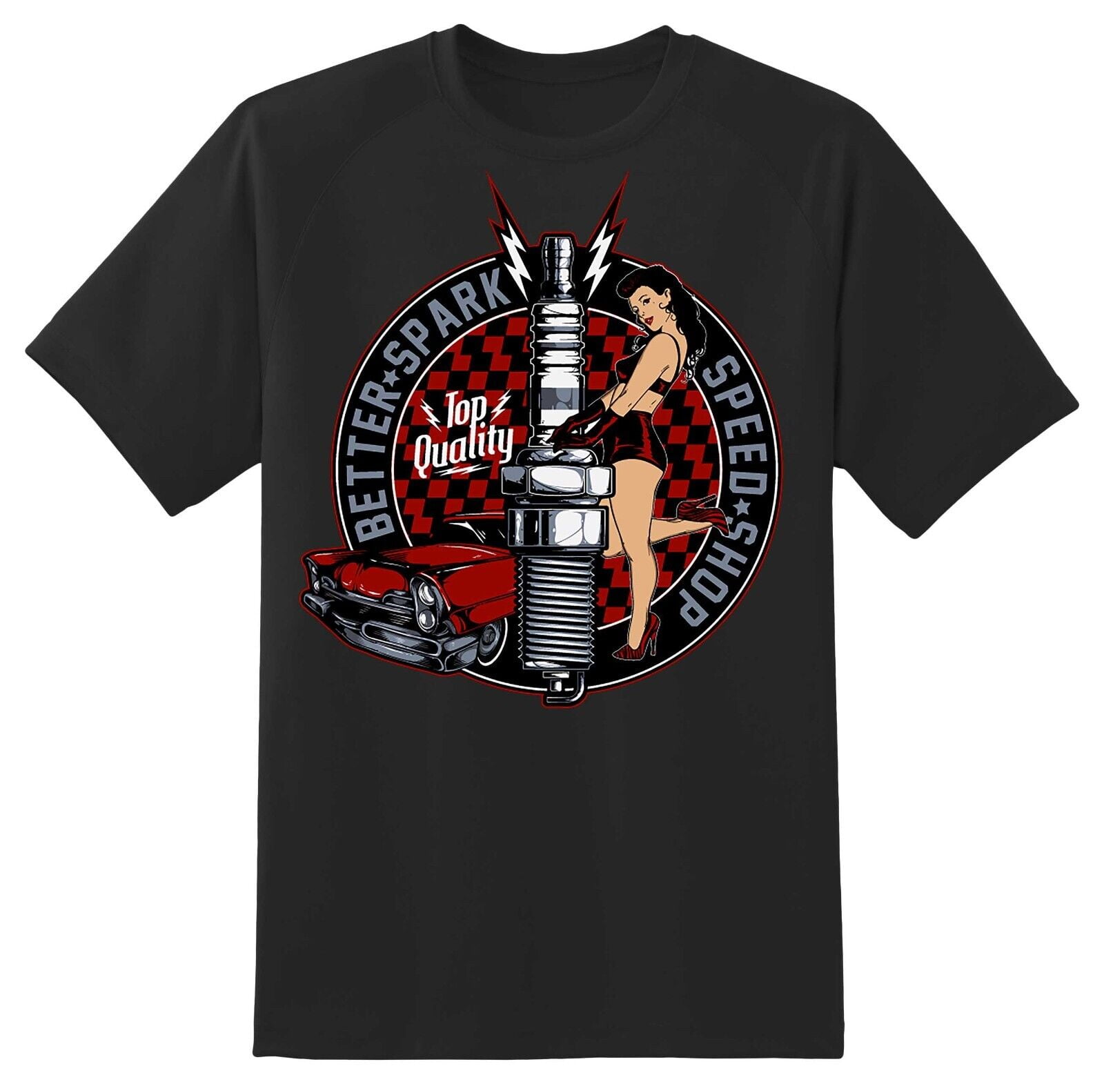 Better Spark Shirt Black or White Tee - Walmart.com