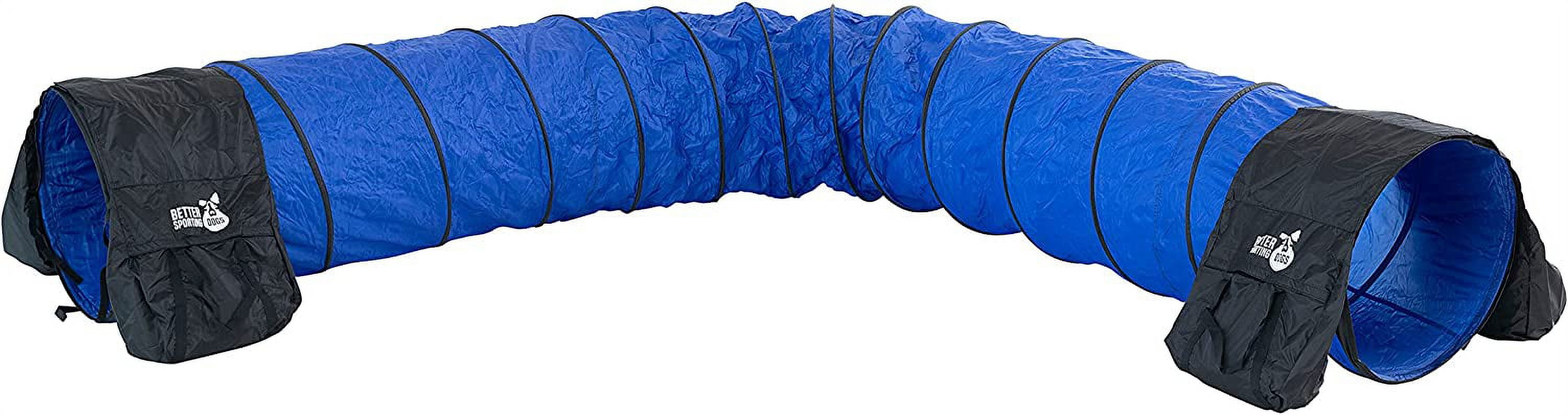 Better Sporting Dogs 16 Foot Dog Agility Tunnel with Sandbags | Dog ...