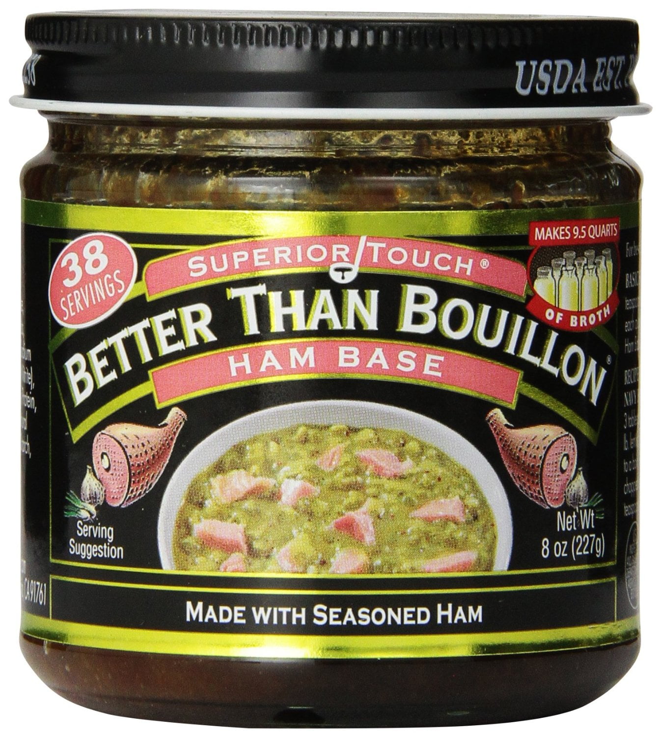 Better Than Bouillon Rich Ham Base, Blendable, Ideal for Soups, Sauces ...