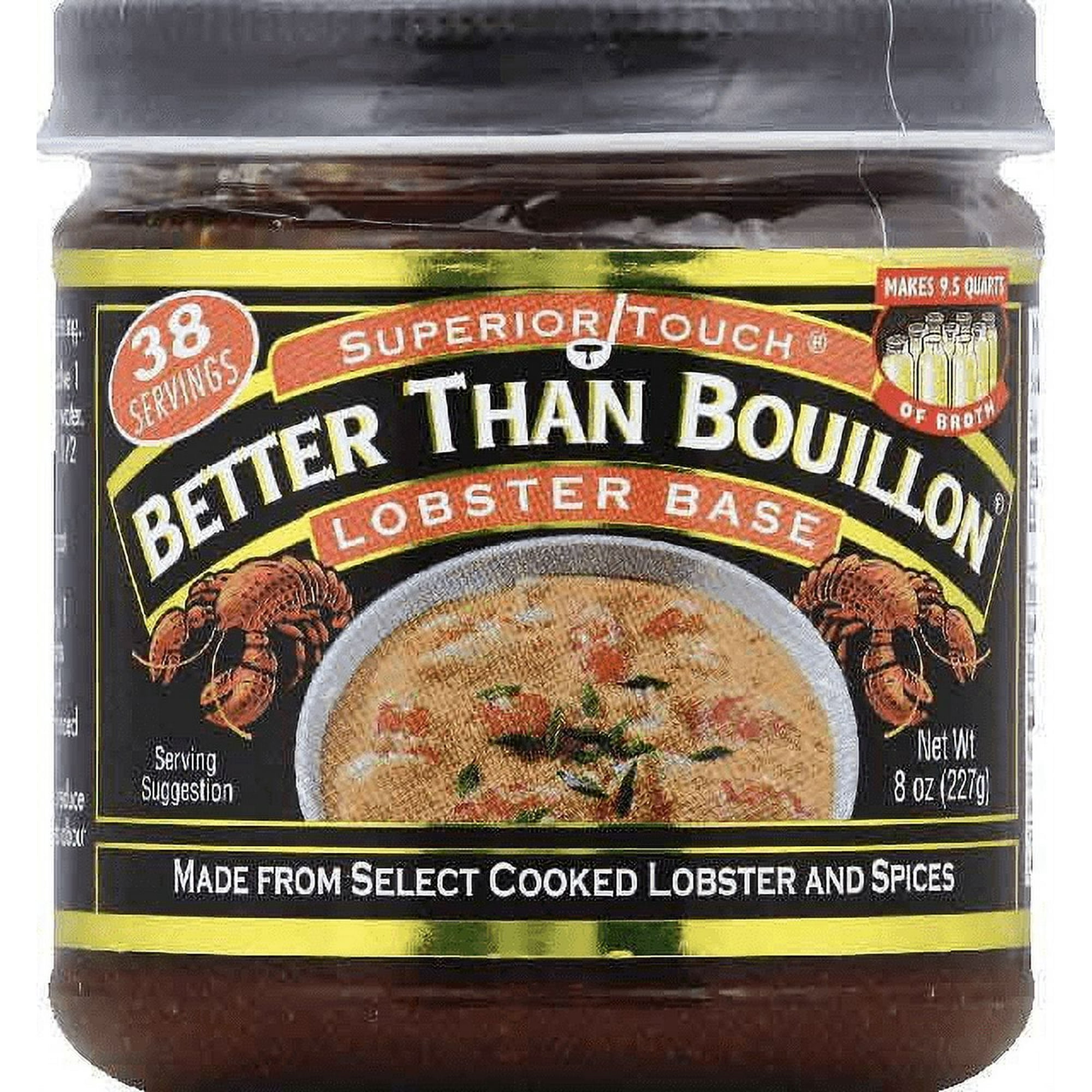 Better Than Bouillon Lobster Base, 8 oz Jars, 2-Pack, Seafood Broth for ...
