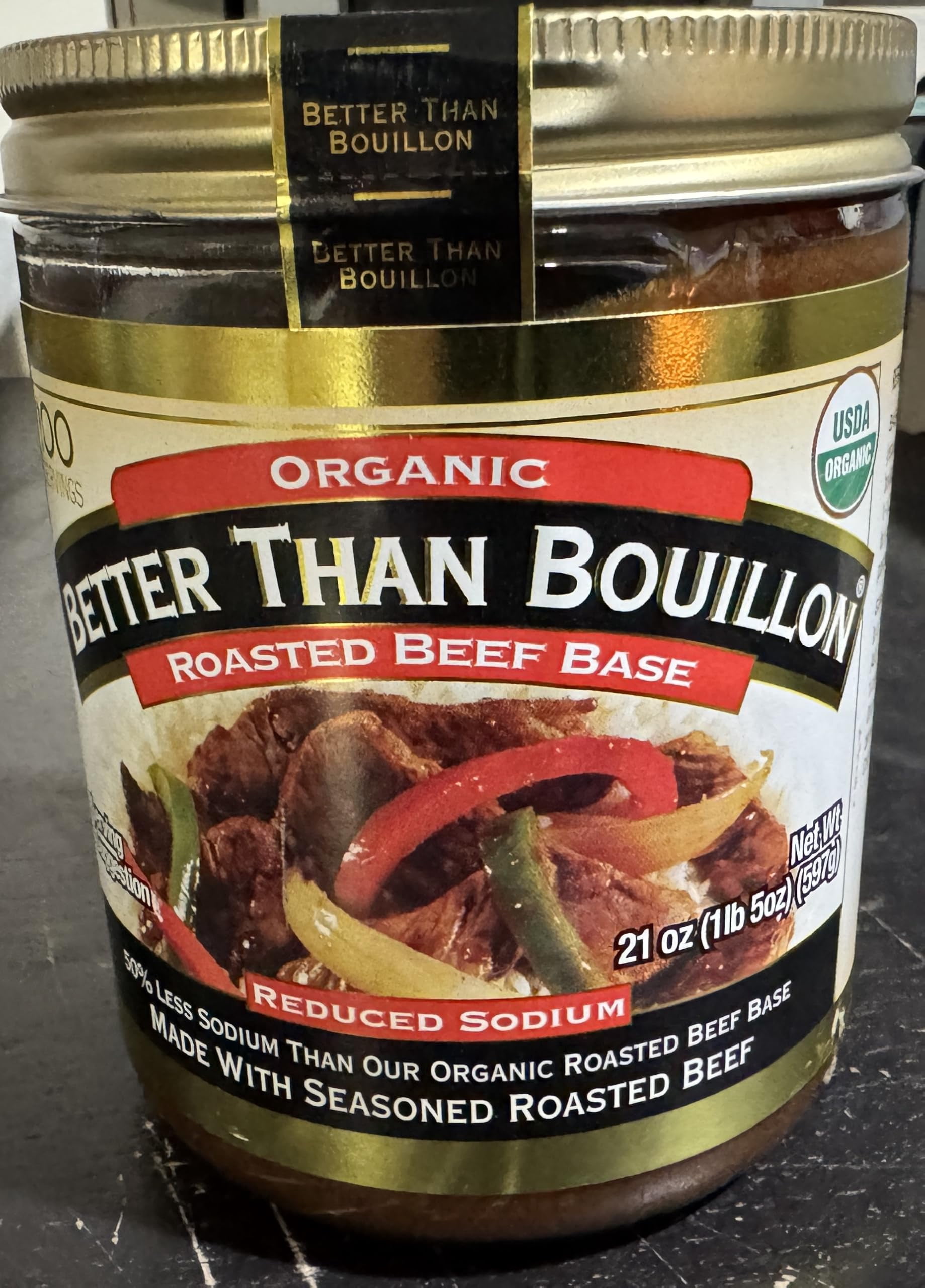 Better Than Bouillon Organic Roasted Beef COC1Base, Made with Seasoned ...