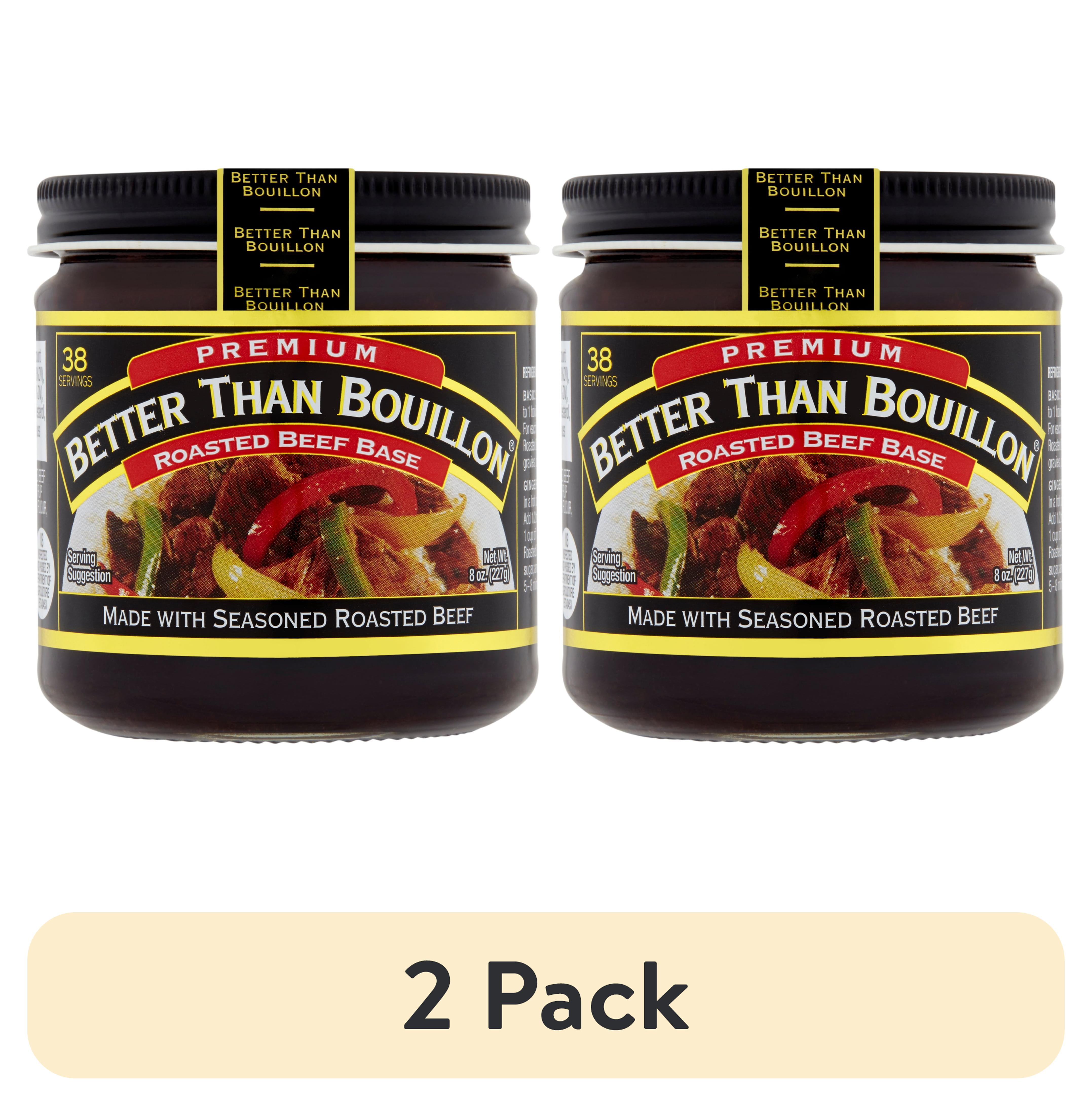 (2 pack) Better Than Bouillon Premium Roasted Beef Base, Shelf-Stable ...