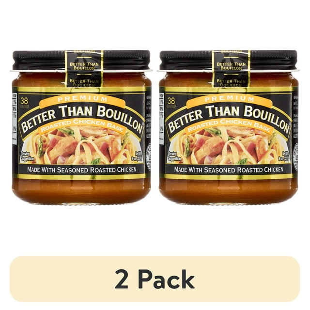 (2 pack) Better Than Bouillon Premium Roasted Chicken Base, Shelf ...