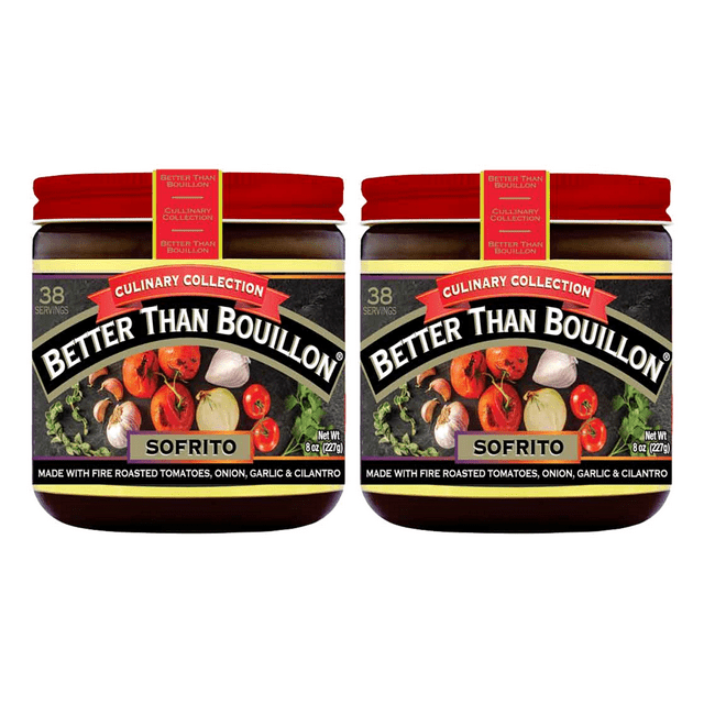 Better Than Bouillon Culinary Collection Sofrito Base with Fire Roasted Tomato, 2-Pack 8 oz ...