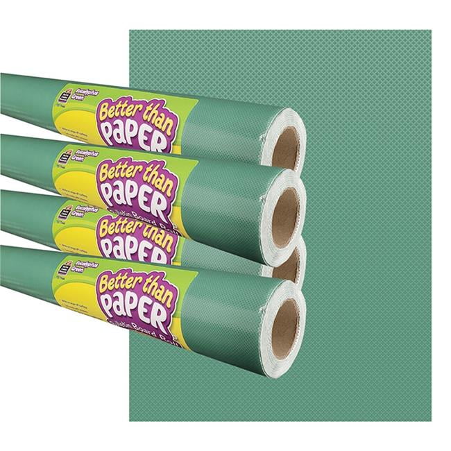 Better Than Paper Bulletin Board Roll, Eucalyptus Green - Pack of 4 ...