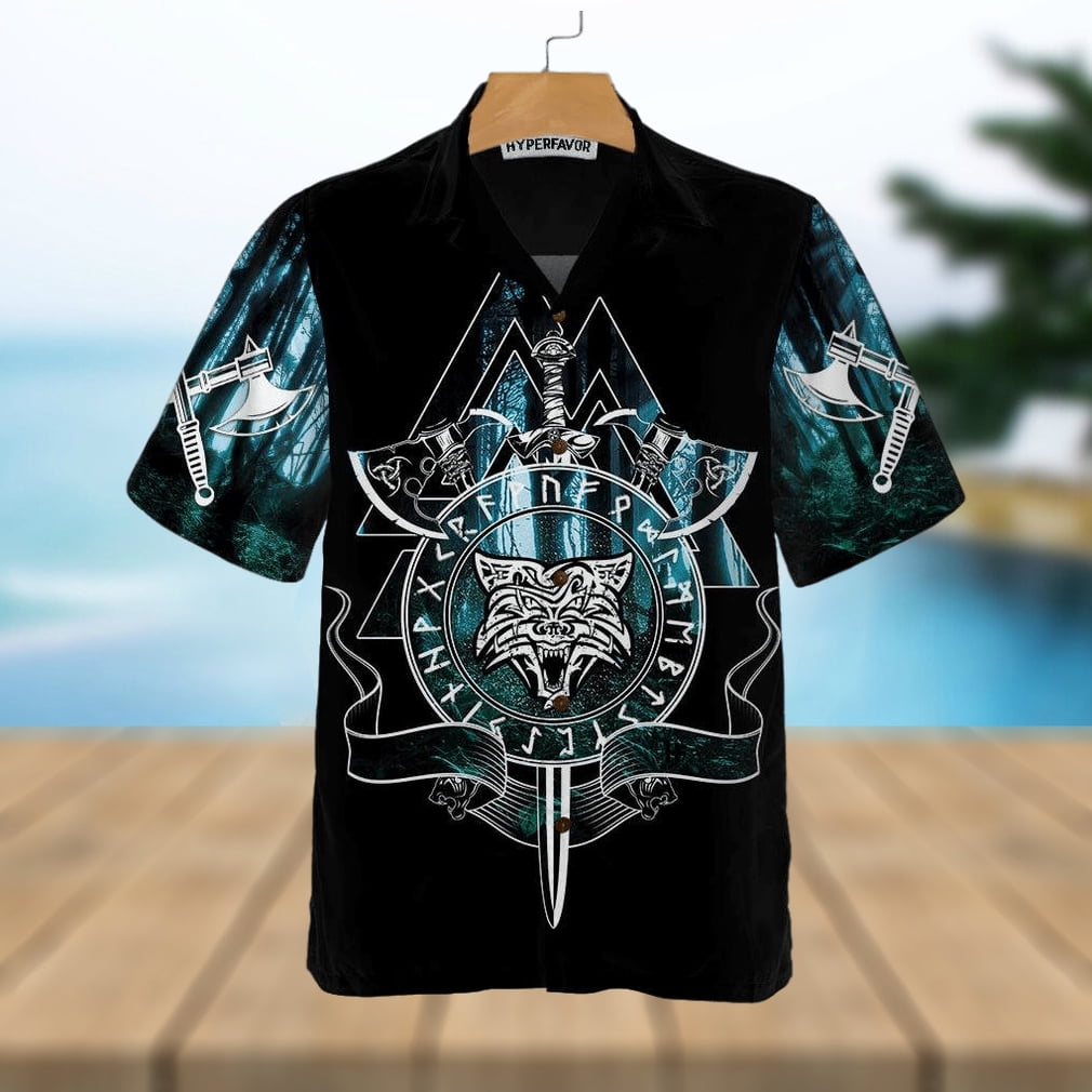 Better To Be A Wolf Of Odin Than A Lamb Of God Hawaiian Shirt Cool ...
