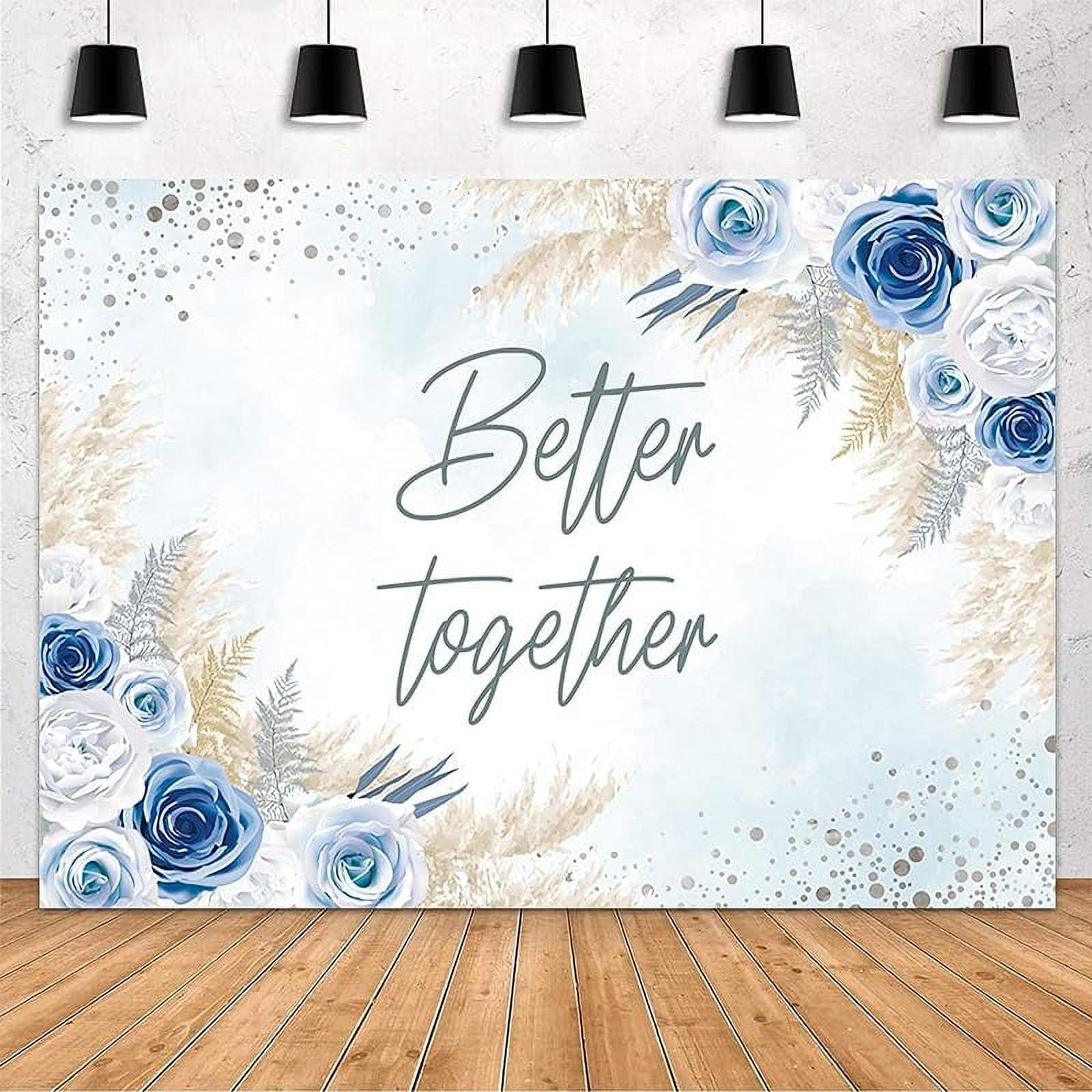 Better Together Backdrop Boho Bridal Shower Wedding Party Decorations ...