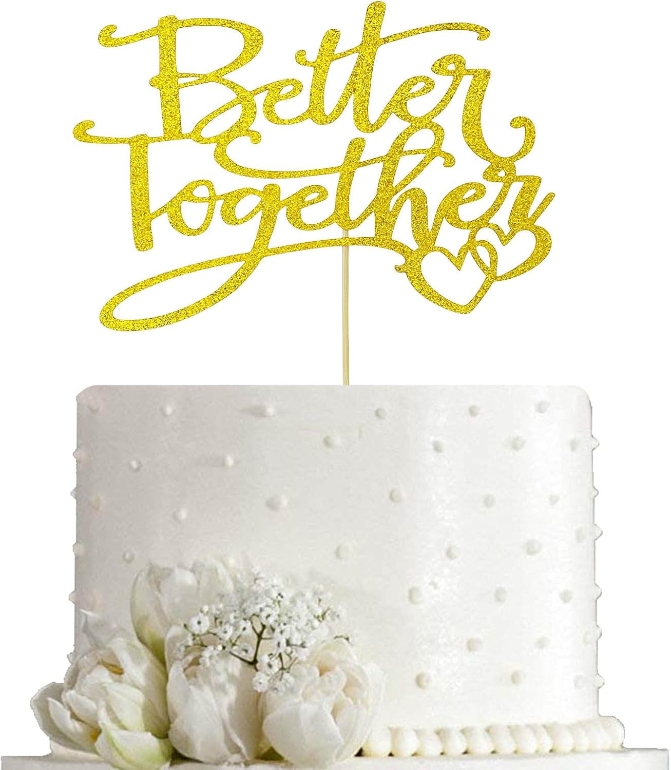 Better Together Cake Toppers - Bridal Shower, Mr and Mrs, Wedding Party ...