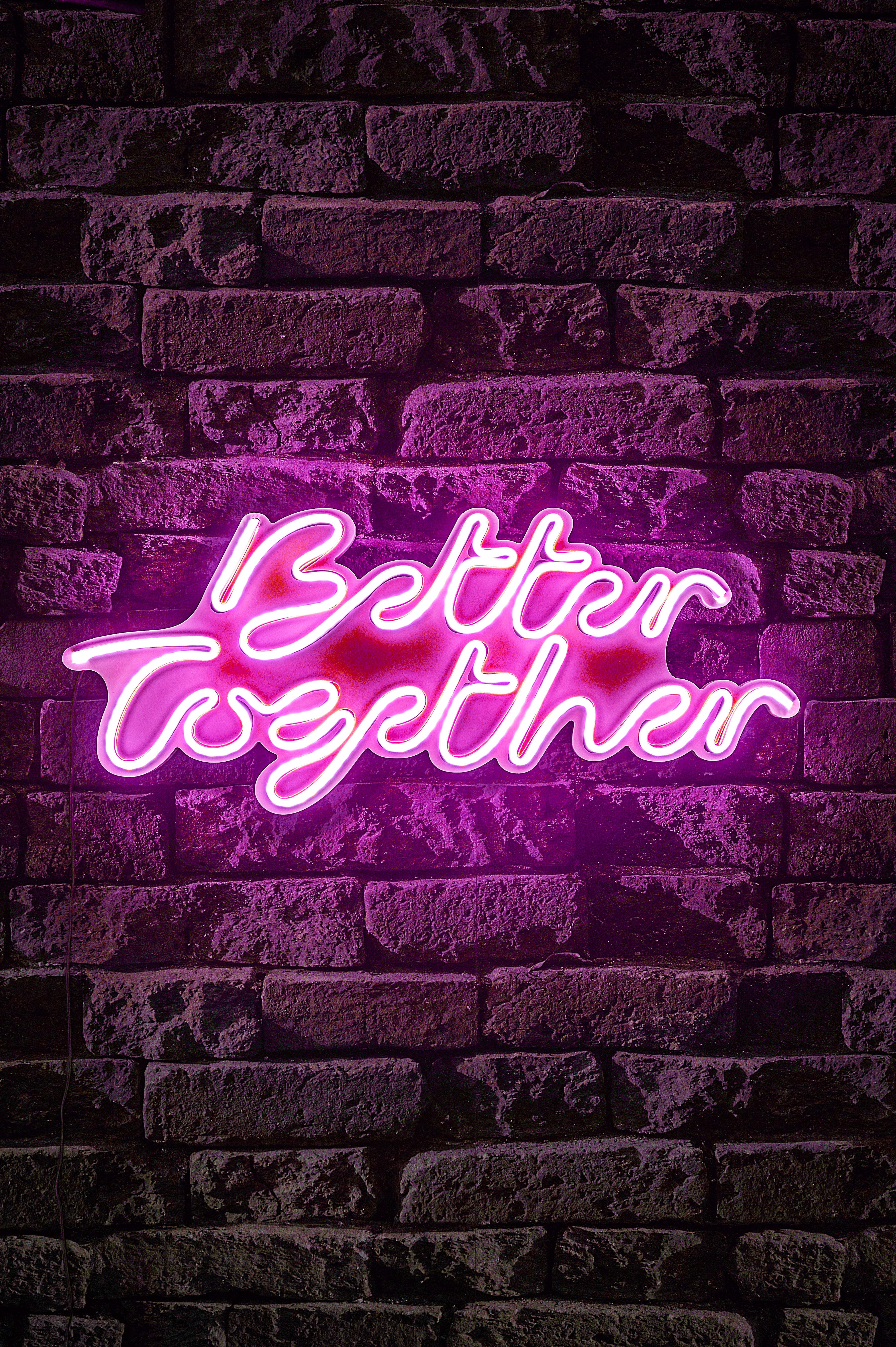LED Better Together Wedding Neon Signs - Walmart Business Supplies