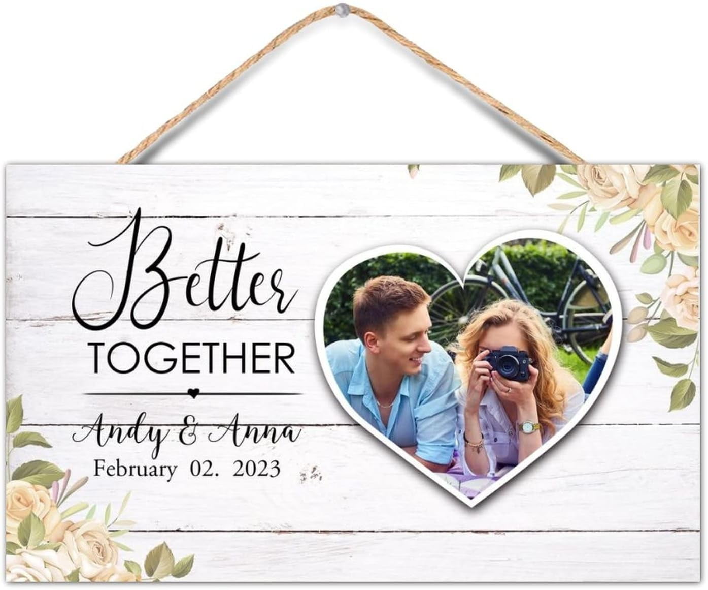 Better Together Sign - Personalized Sign - Wedding Wood Sign - Wedding ...