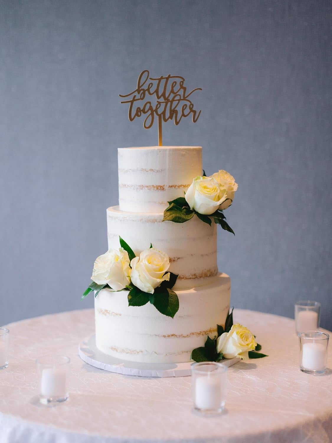 Better Together Wedding Cake Topperss,Unique Cake Topper,Rustic Cake ...