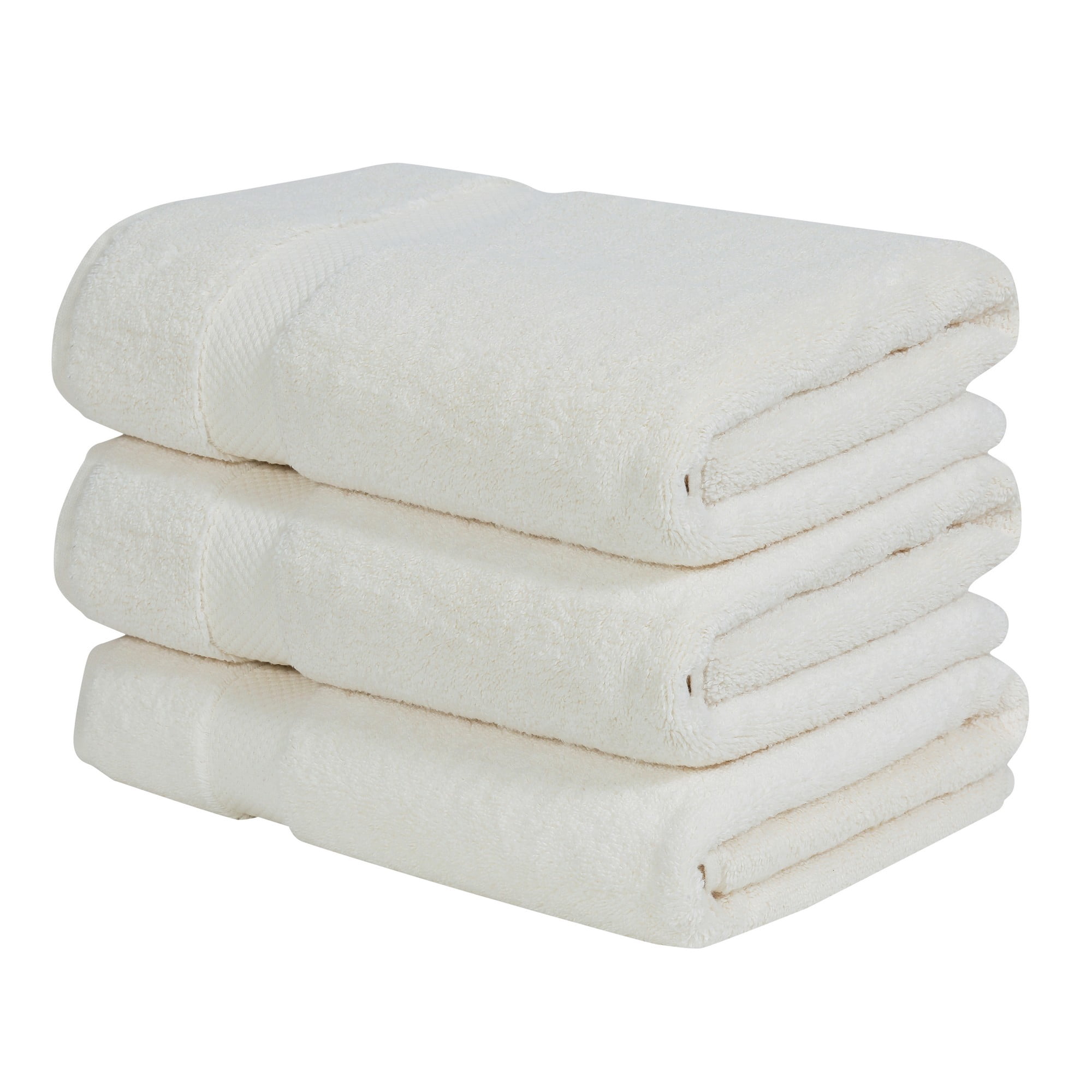 Better Trends 3-Pack Bath Towels 100% Ring Spun Cotton Lightweight ...
