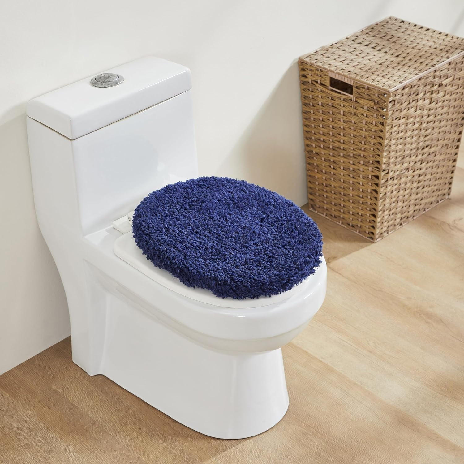 Better Trends 18"x20" Premium Toilet Lid Cover 100% Cotton Tufted ...