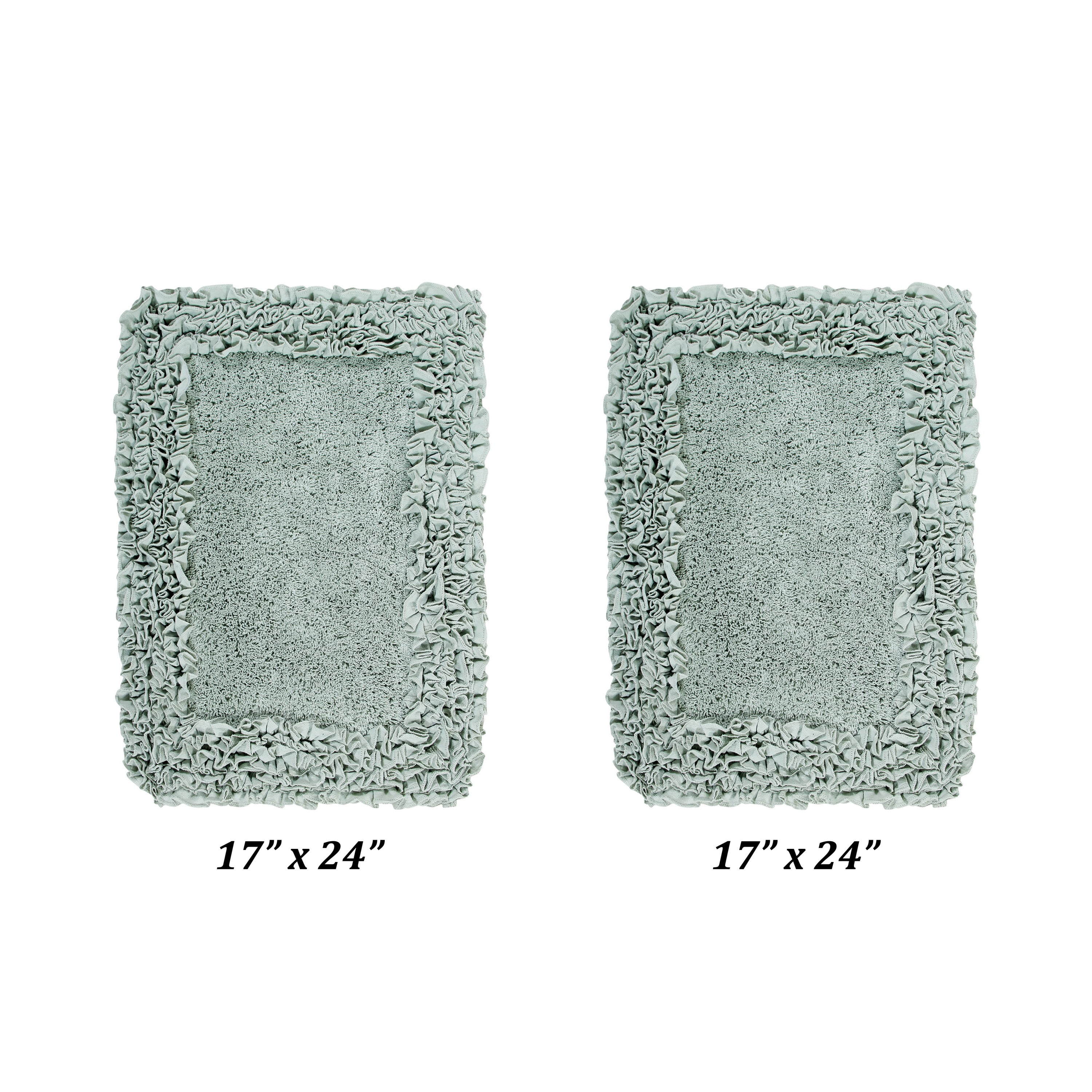 Better Trends 2 Piece Bathroom Rug Set 100% Cotton, Extra Soft, Water ...