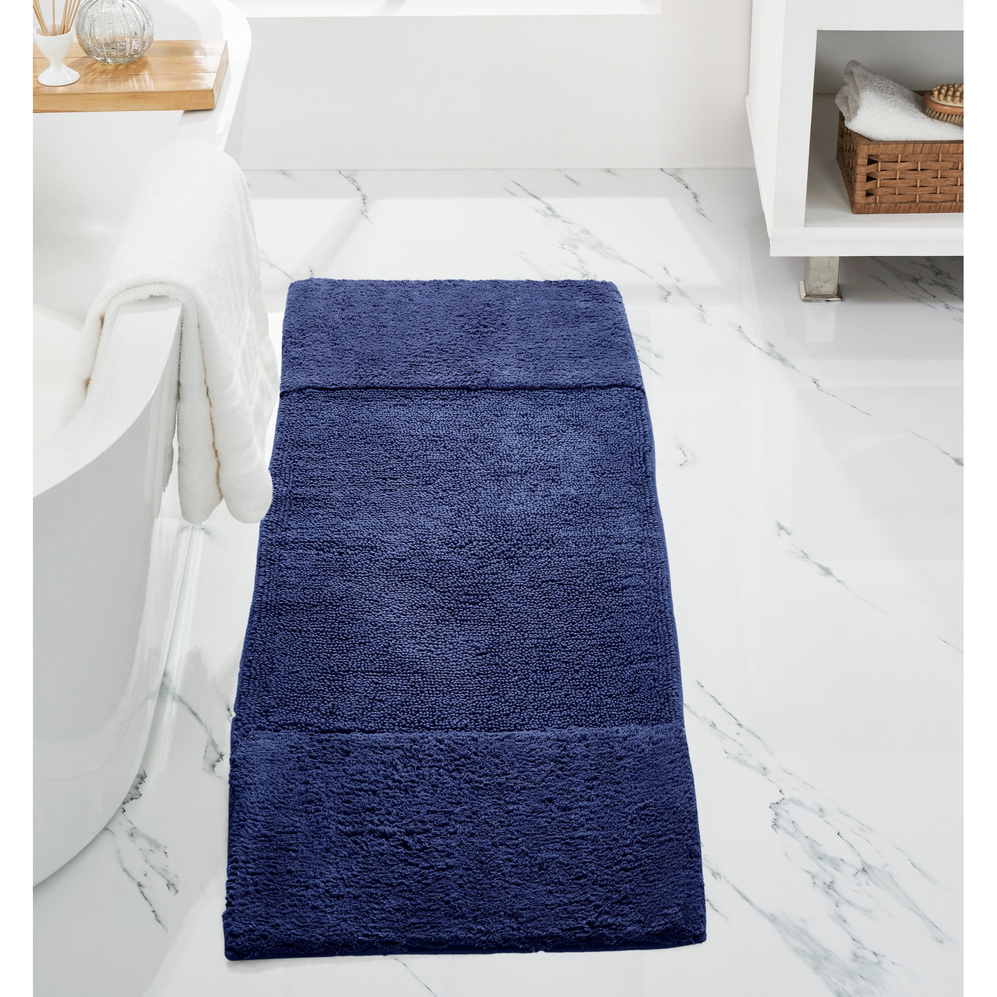 Better Trends 20" x 60" Bathroom Runner Mat 100% Cotton, Extra Soft ...