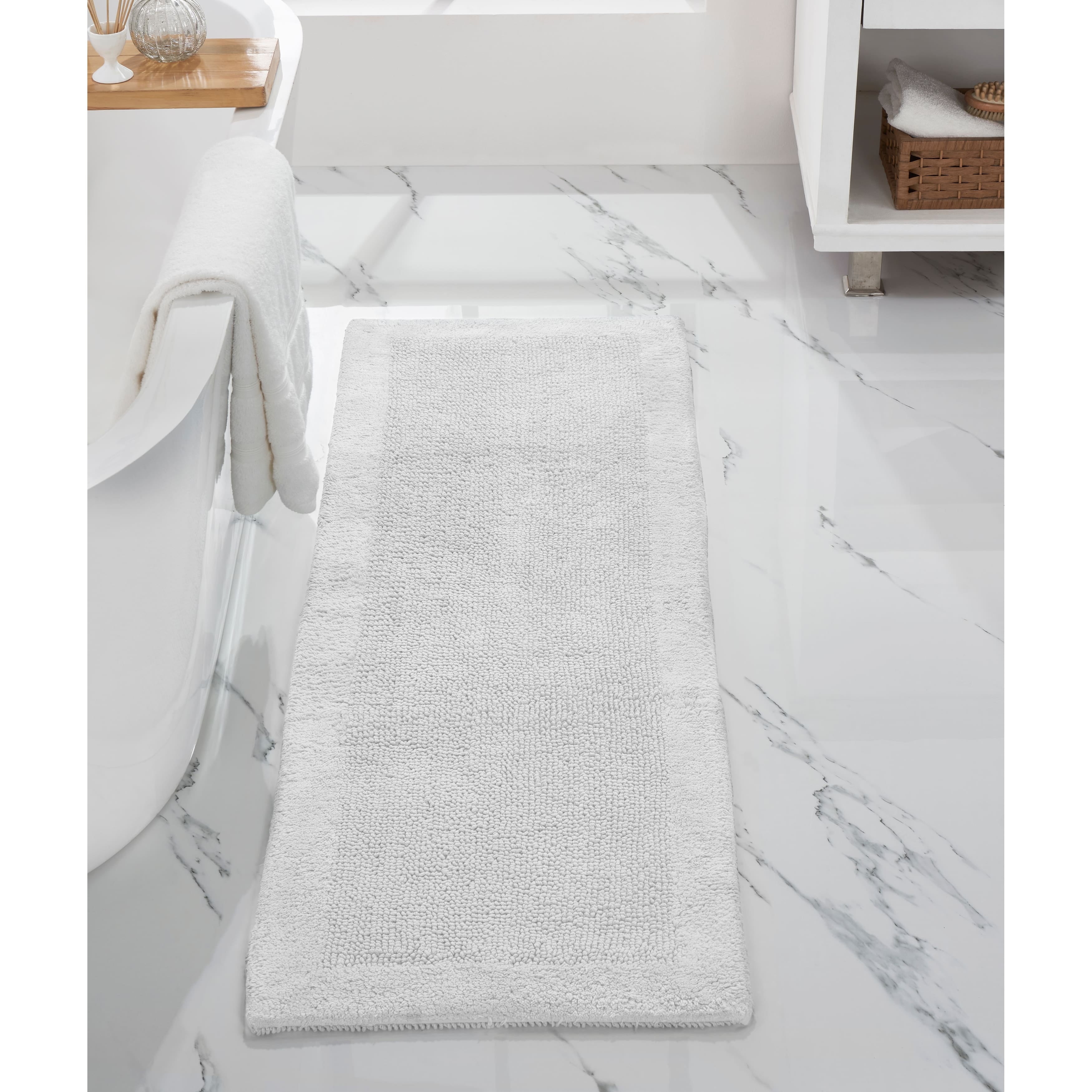 Better Trends 20"x 60" Premium Bathroom Runner Rug 100% Cotton Soft ...