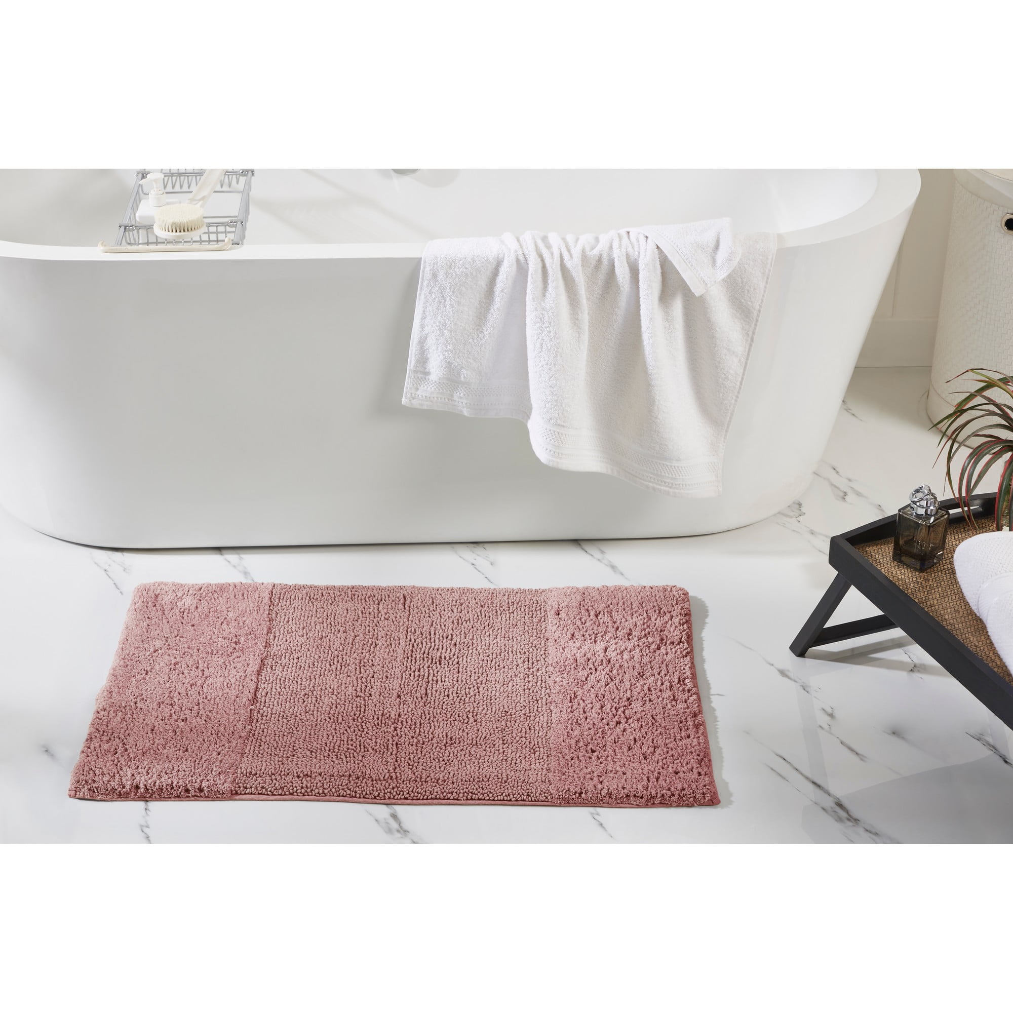 Better Trends 21" x 34" Bathroom Rug 100% Cotton, Extra Soft Tufted ...