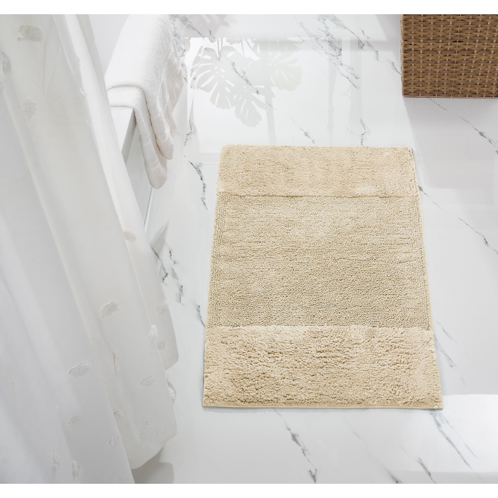 Better Trends 24" x 40" Bathroom Rug 100% Cotton, Soft Tufted Bath Mat ...
