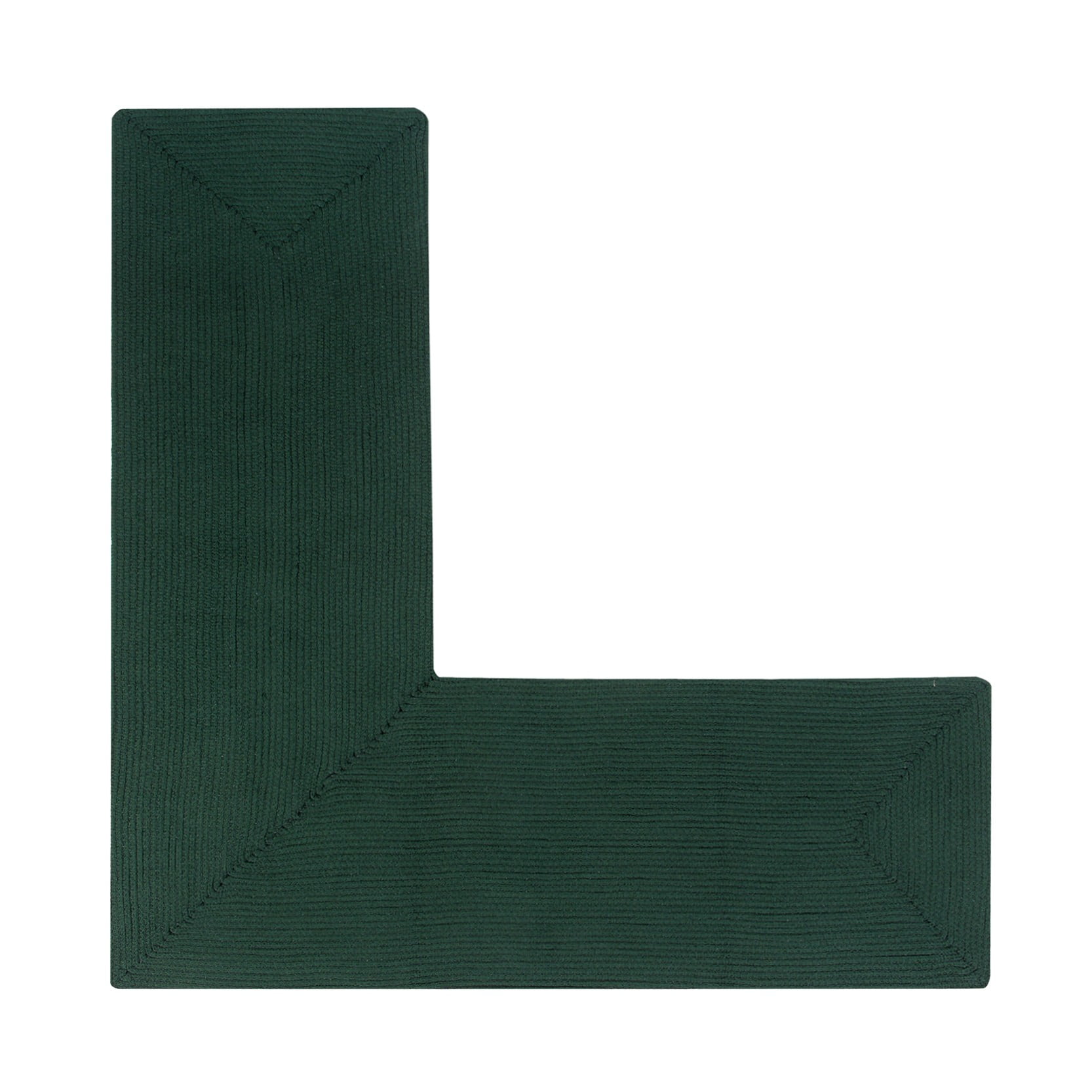 Better Trends 24"x 72" L-Shape Rug 100% Polypropylene Durable & Stain ...