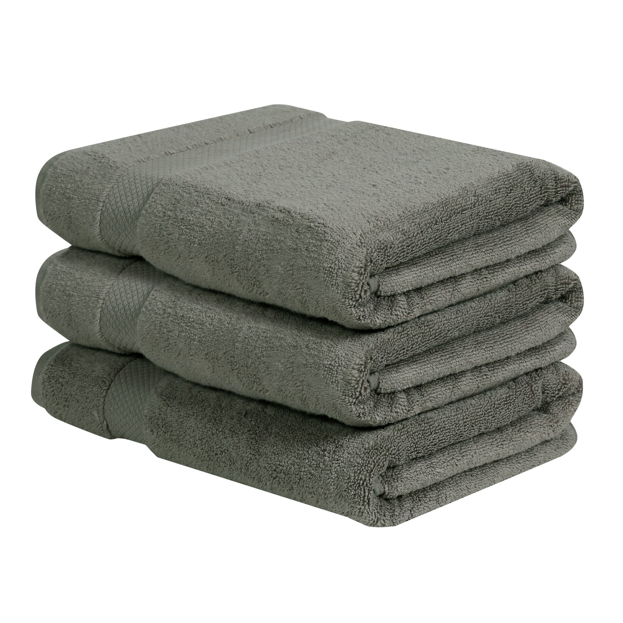 Better Trends 3-Pack Bath Towels 100% Ring Spun Cotton Lightweight ...