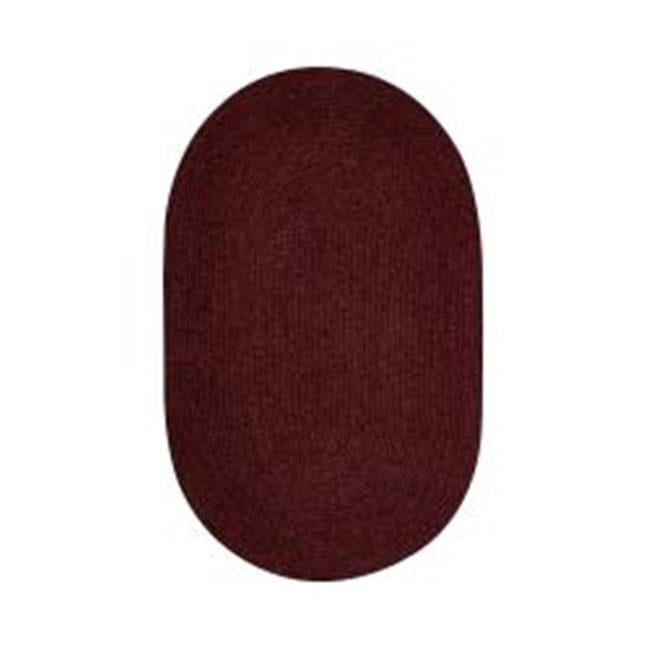 Better Trends 8 x 10 in. Chenille Reversible Rug - Burgundy - Walmart.com