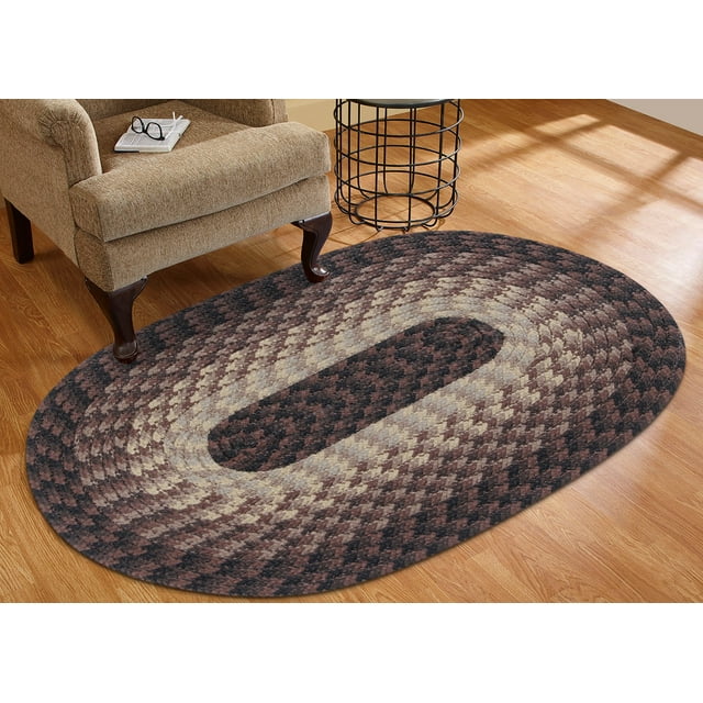 Better Trends Alpine Braid Reversible Indoor Area Utility Rug 100% ...