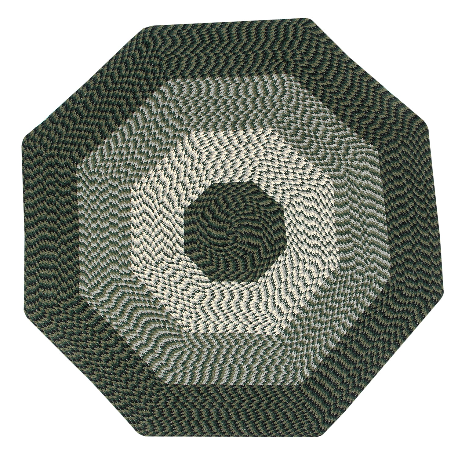 Better Trends Hunter Stripe Alpine Polypropylene Braided Rug, 72 ...