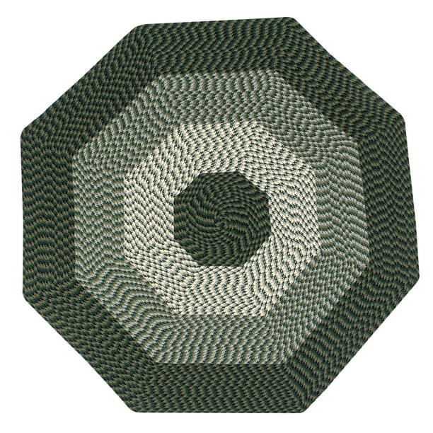 Better Trends Hunter Stripe Alpine Polypropylene Braided Rug, 72 ...