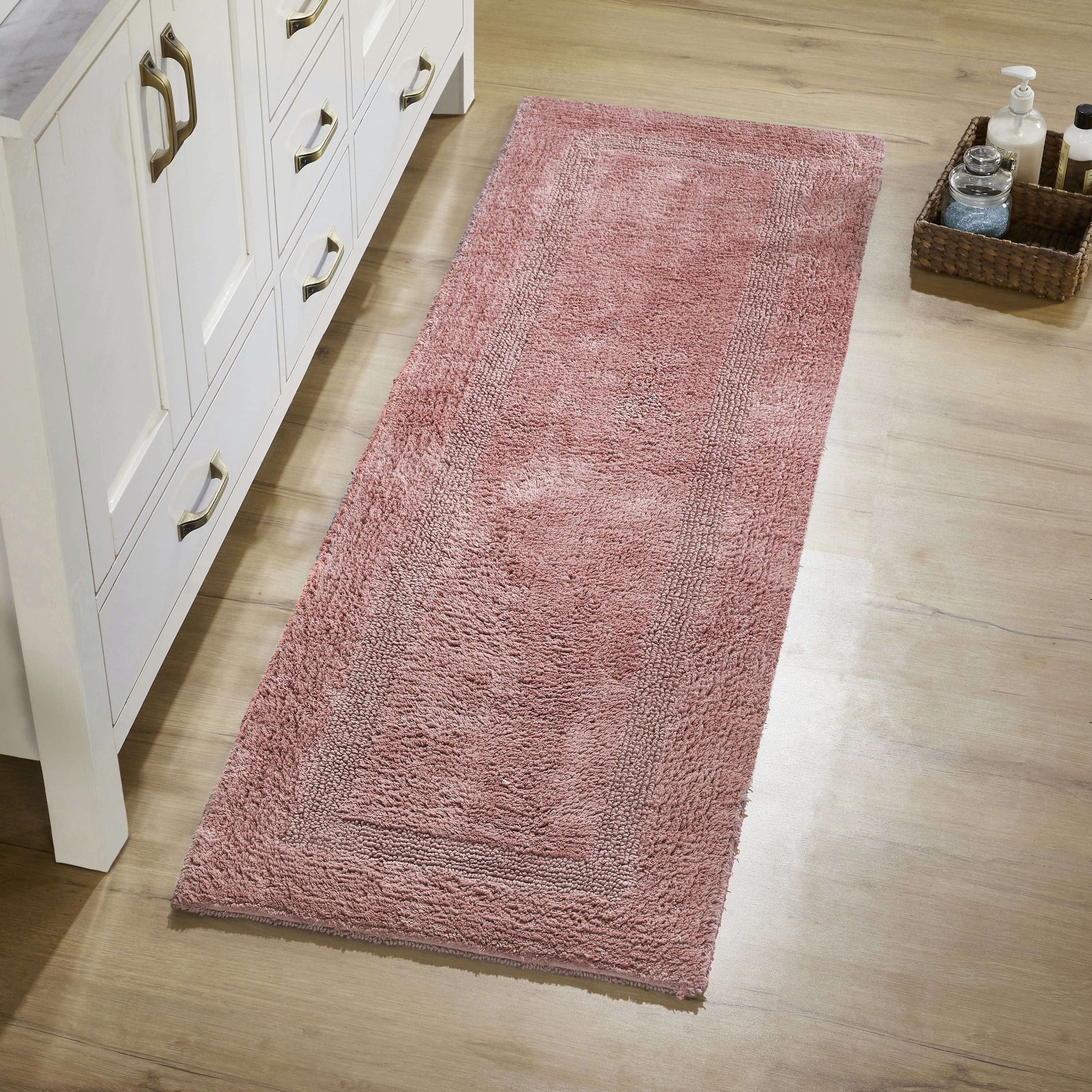 Better Trends 20" x 60" Premium Bathroom Runner Mat, 100% Cotton Tufted ...