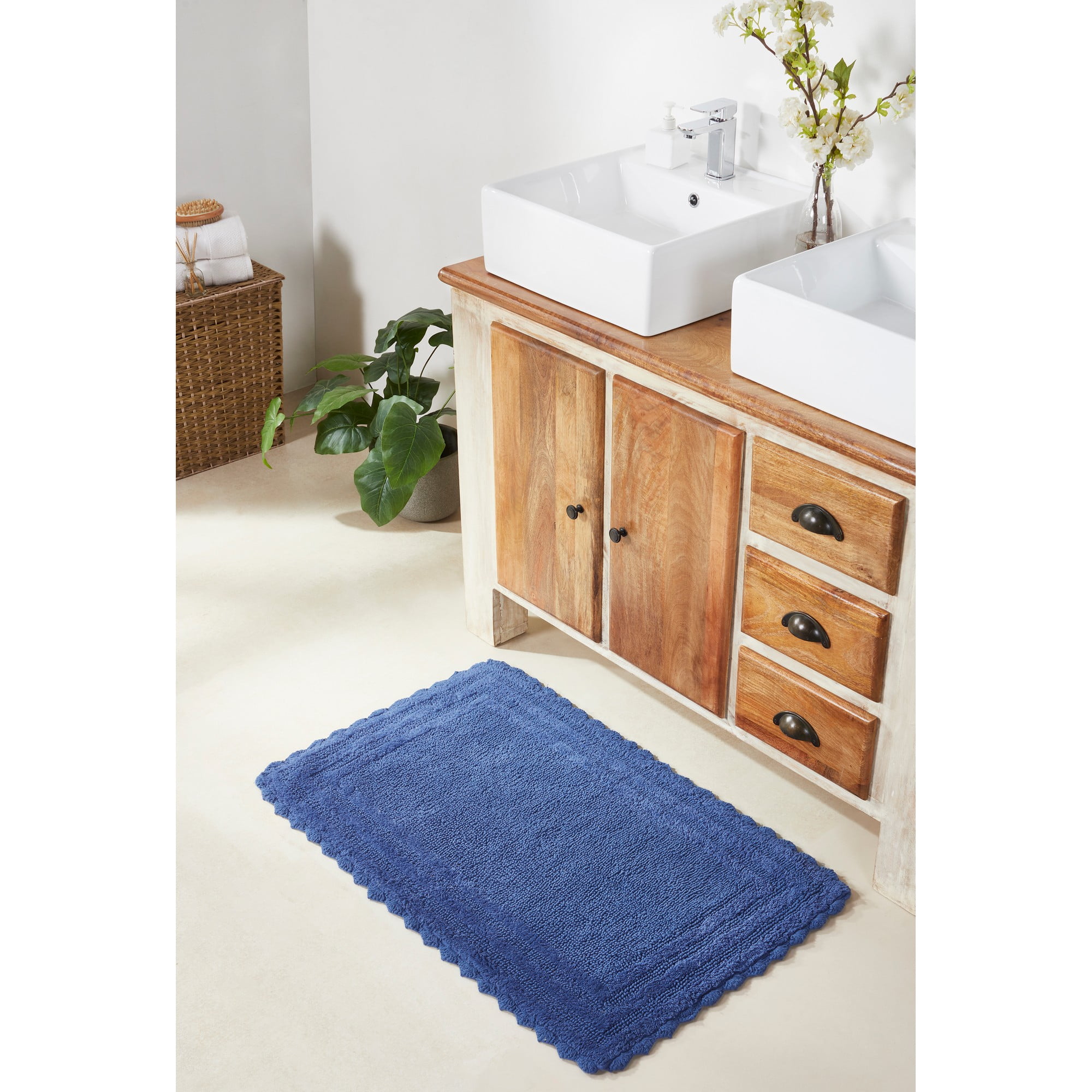 Better Trends 24" x 40" Bathroom Rug – 100% Cotton, Extra Soft Tufted ...