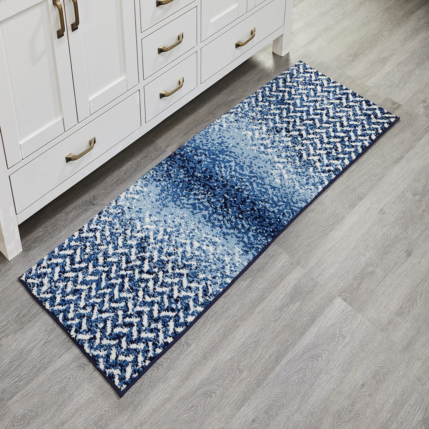 Better Trends Runner Bath Rug 20” x 60” Bathroom Rug Mat Non-Slip Micro ...