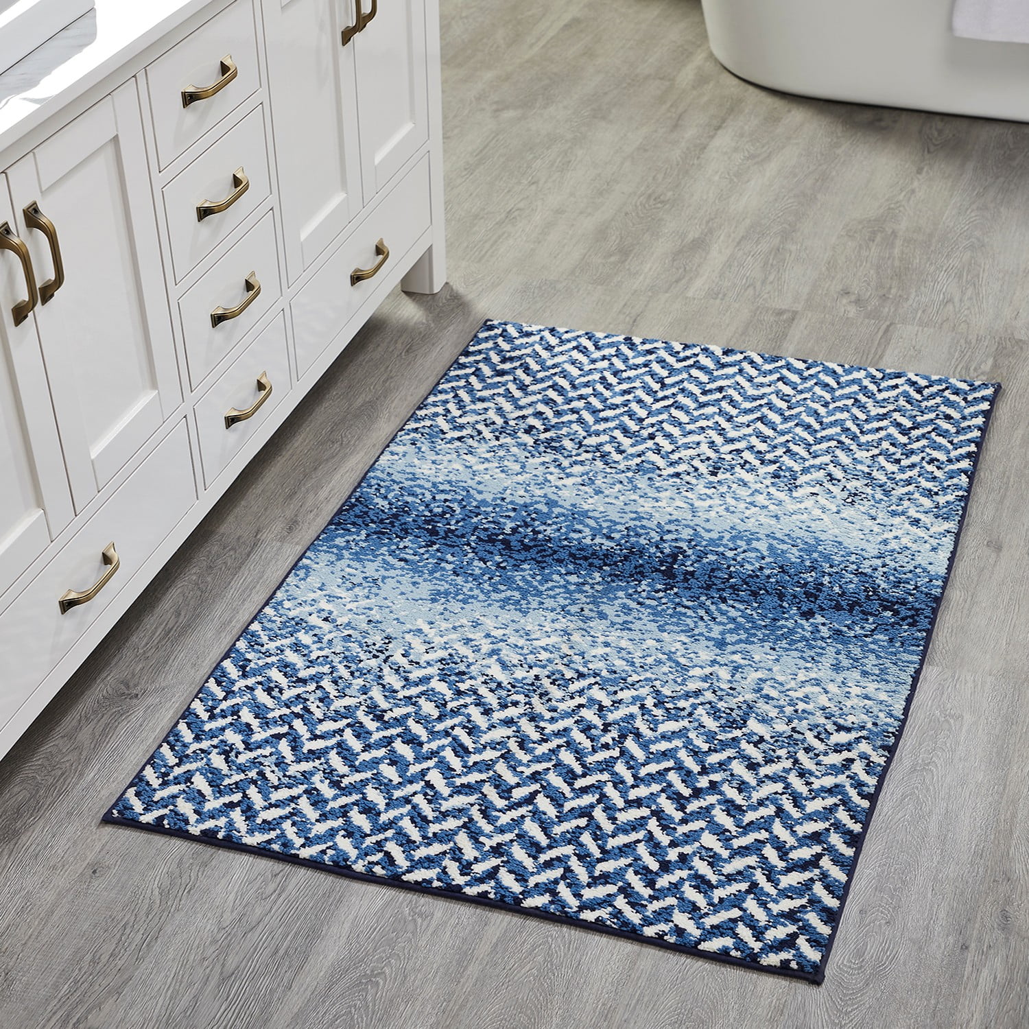 Better Trends Bath Rug 30” x 50” Bathroom Rug Mat Non-Slip Micro ...